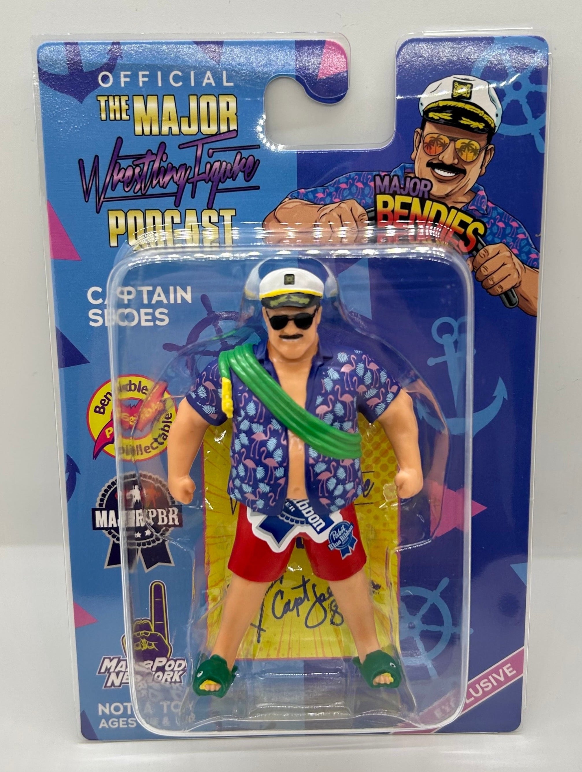2023 Major Wrestling Figure Podcast Major Bendies Captain Joe Shoes ...
