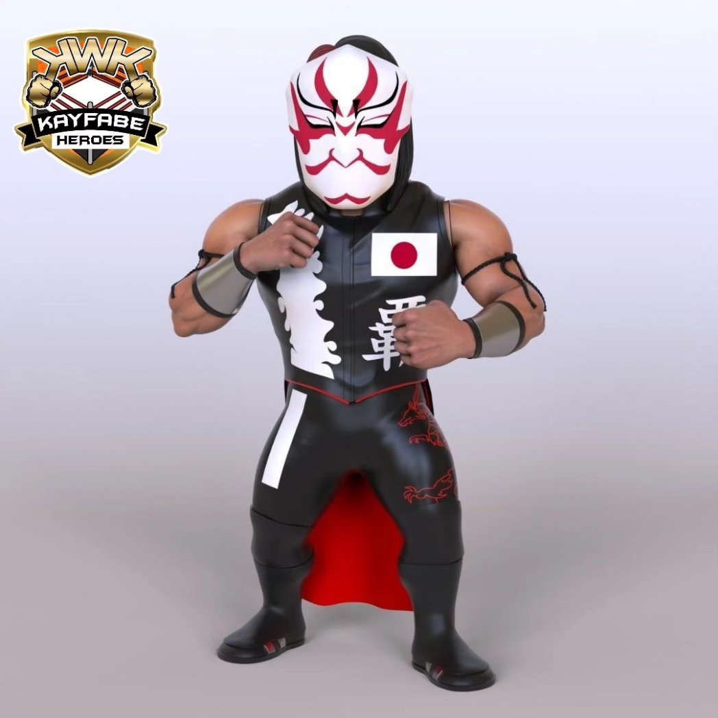 2024 KWK Kayfabe Heroes Series 1 Yoshi Tatsu [Variant B] – Wrestling ...
