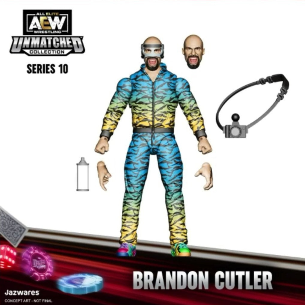 AEW Jazwares Unmatched Collection Series 10 Brandon Cutler – Wrestling ...