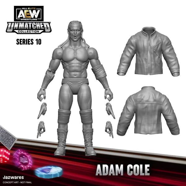 AEW Jazwares Unmatched Collection Series 10 Adam Cole – Wrestling Figure Database
