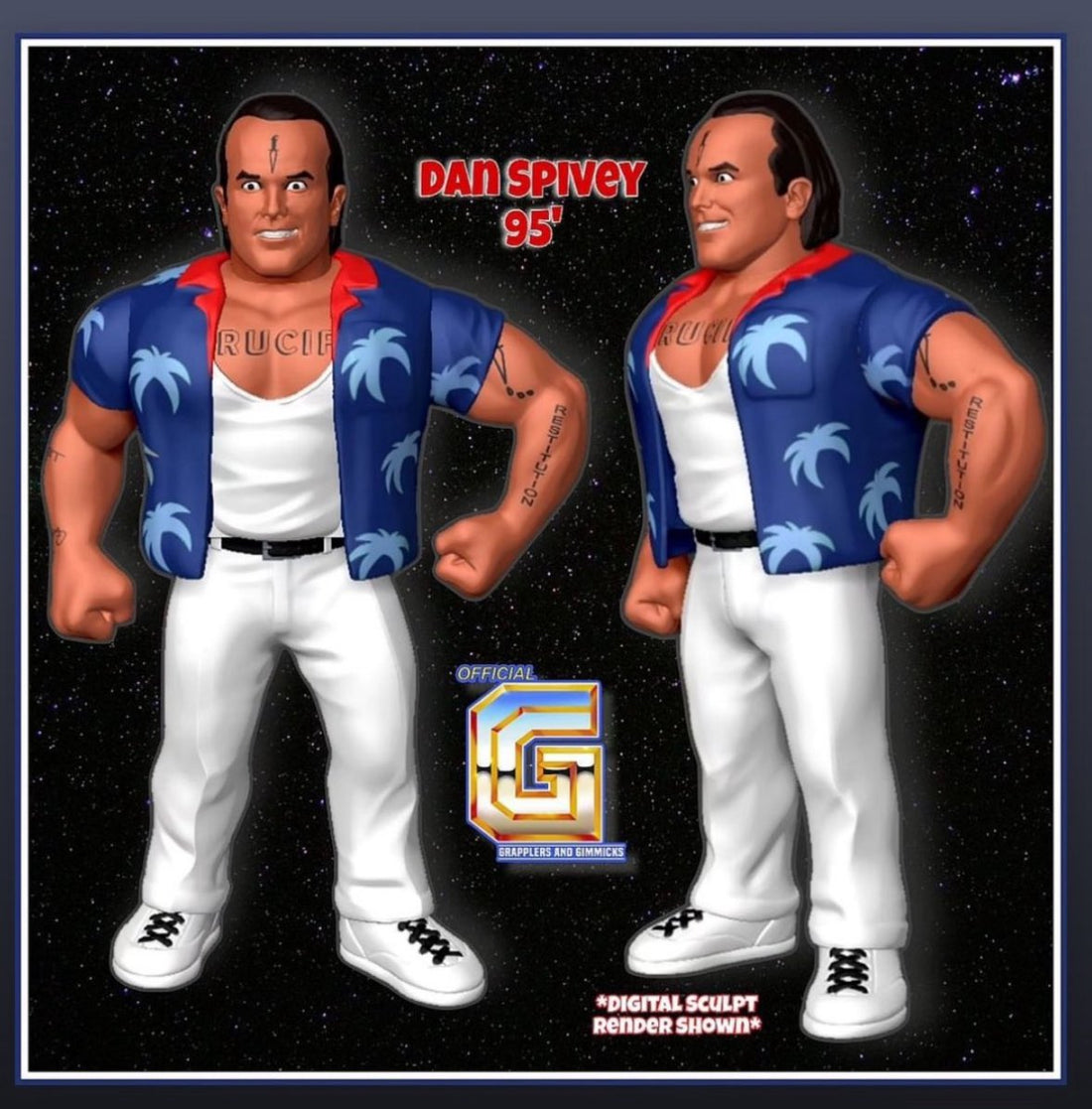 Hasttel Toy Grapplers & Gimmicks Dan Spivey [Waylon Mercy] – Wrestling ...
