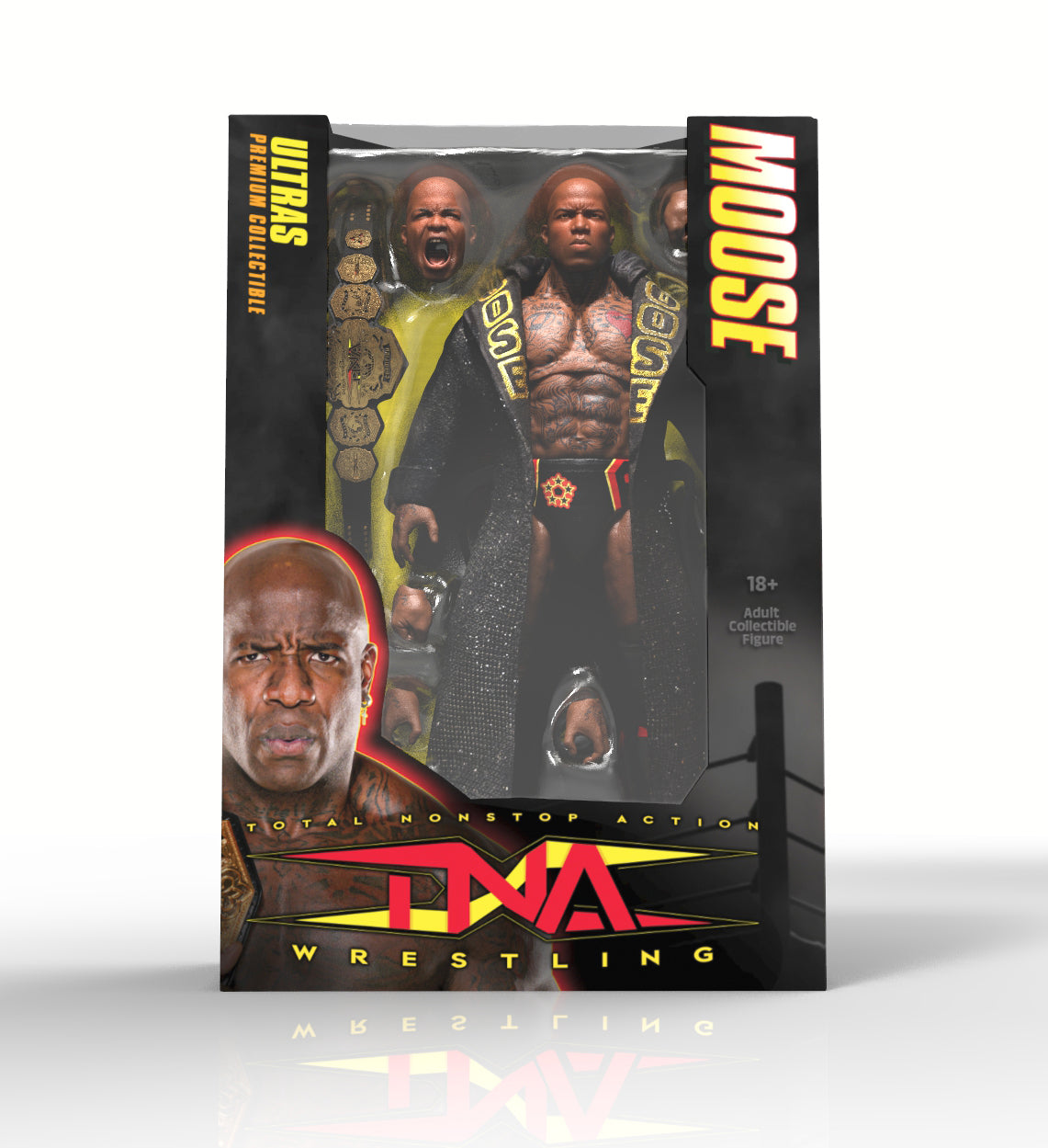 TNA Wrestling PowerTown Ultras Series 1 Moose – Wrestling Figure Database