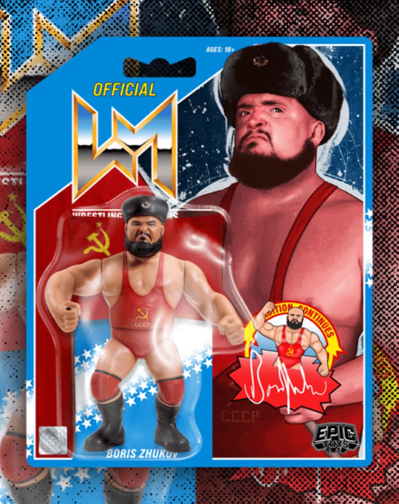 2024 Epic Toys Wrestling Megastars Series 3 Boris Zhukov – Wrestling ...