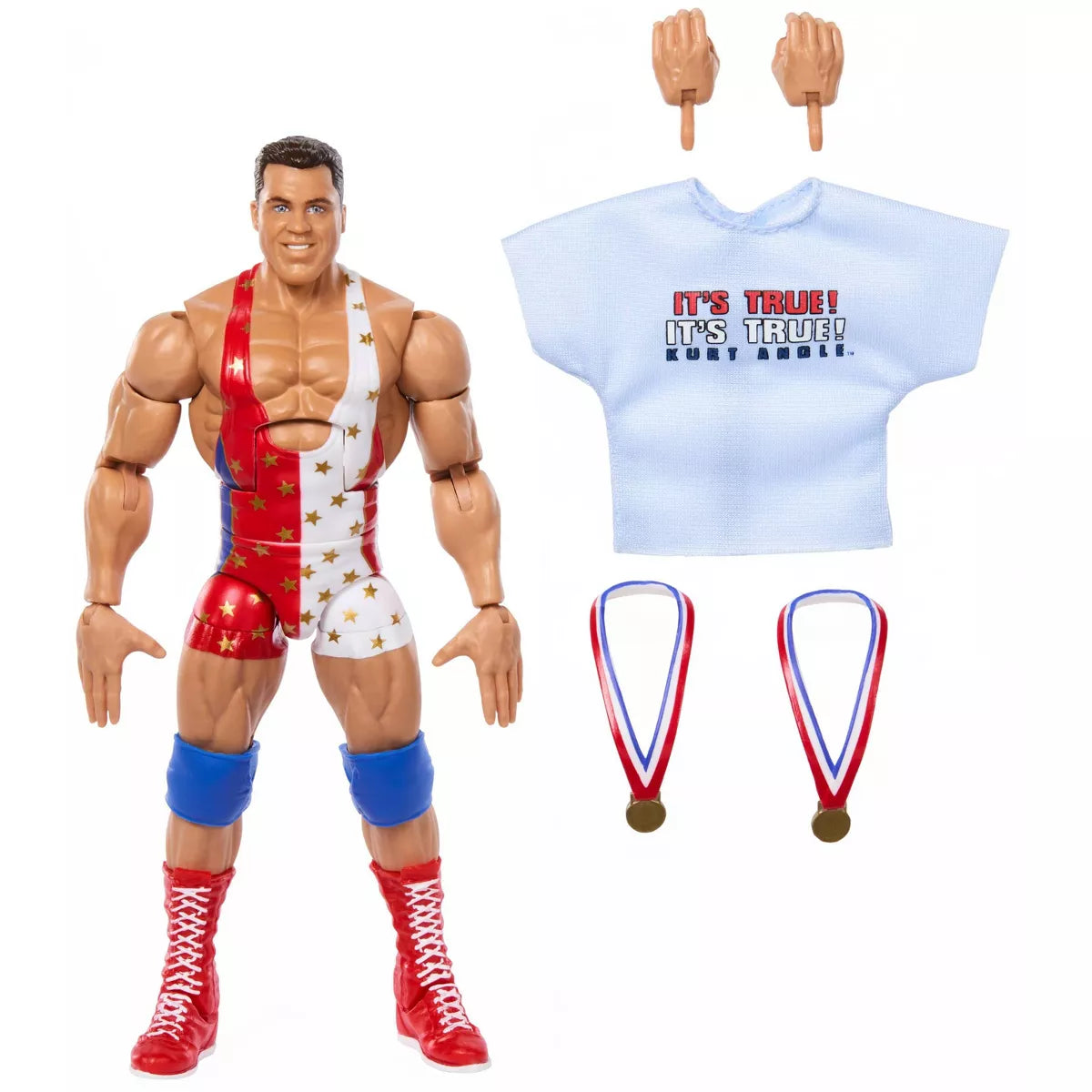 2024 WWE Mattel Elite Collection Legends Series 24 Kurt Angle – Wrestling Figure Database