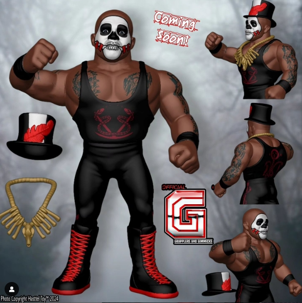 Hasttel Toy Grapplers & Gimmicks Papa Shango – Wrestling Figure Database