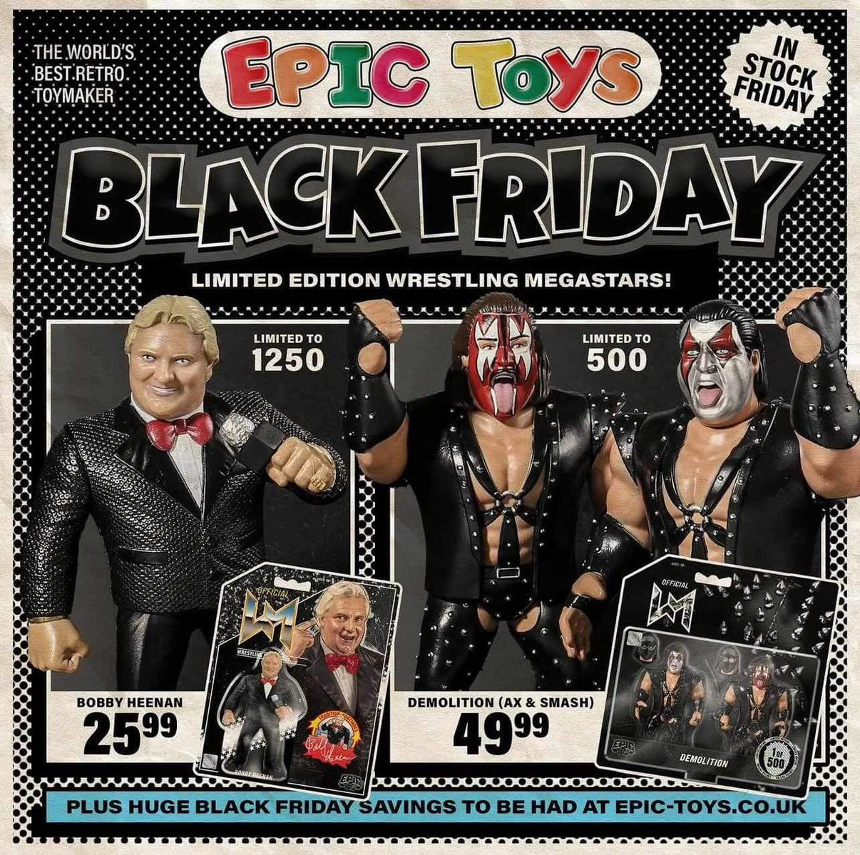 2024 Epic Toys Wrestling Megastars Limited Edition 2-Pack: Demolition ...