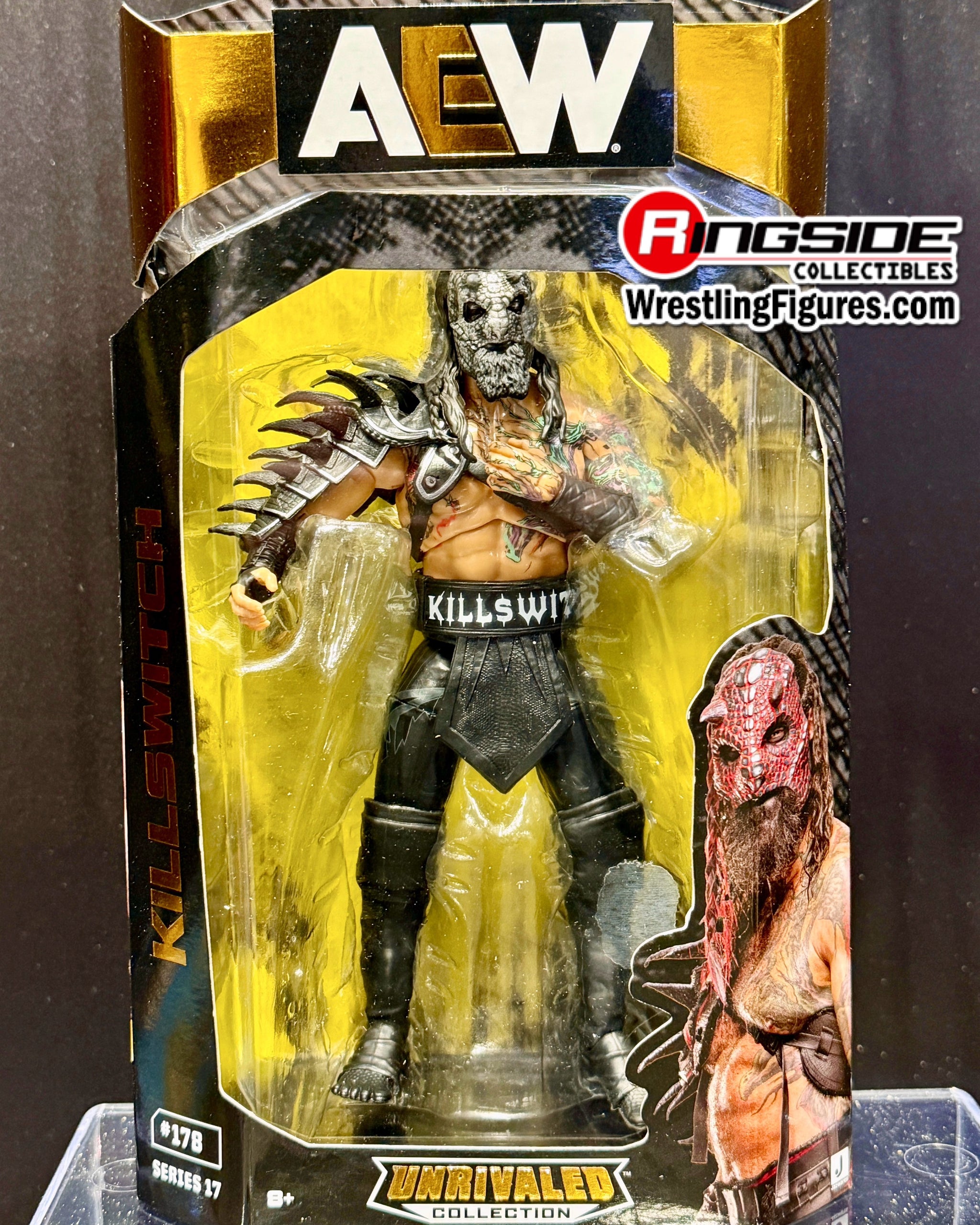 2025 AEW Jazwares Unrivaled Collection Series 17 #178 Killswitch – Wrestling Figure Database
