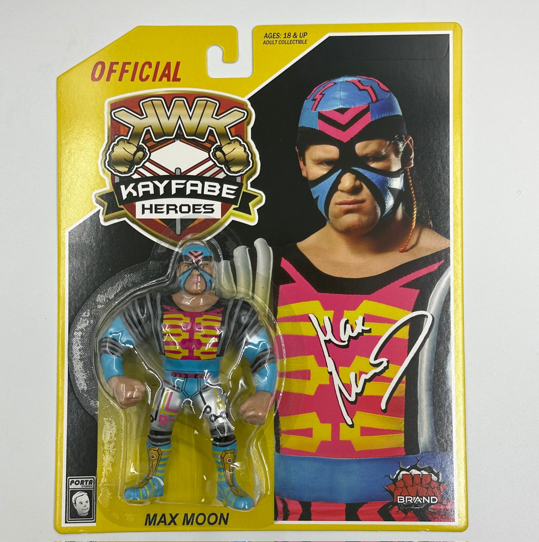 2025 KWK Kayfabe Heroes Max Moon [Yellow Variant] – Wrestling Figure ...