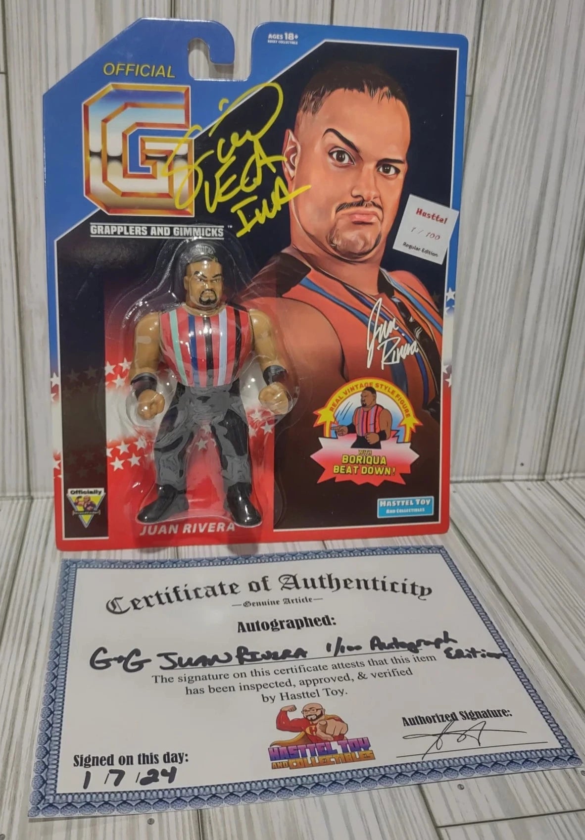 2024 Hasttel Toy Grapplers & Gimmicks “Tio Savio” Juan Rivera [Savio V ...