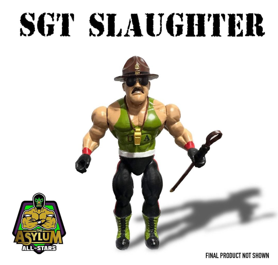 Asylum All-Stars Series 2 Sgt. Slaughter – Wrestling Figure Database