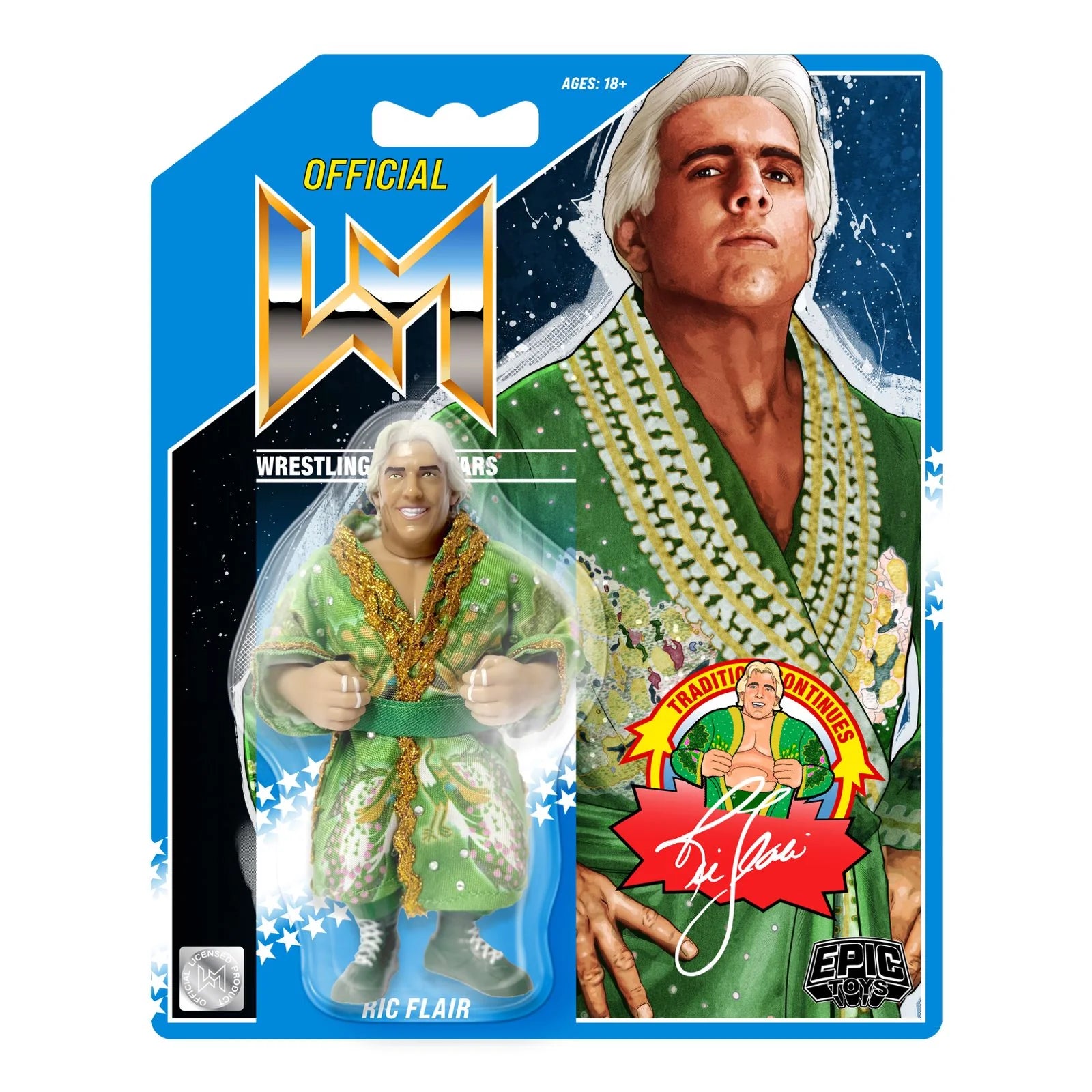 2025 Epic Toys Wrestling Megastars Series 4 "The Nature Boy" Ric Flair ...