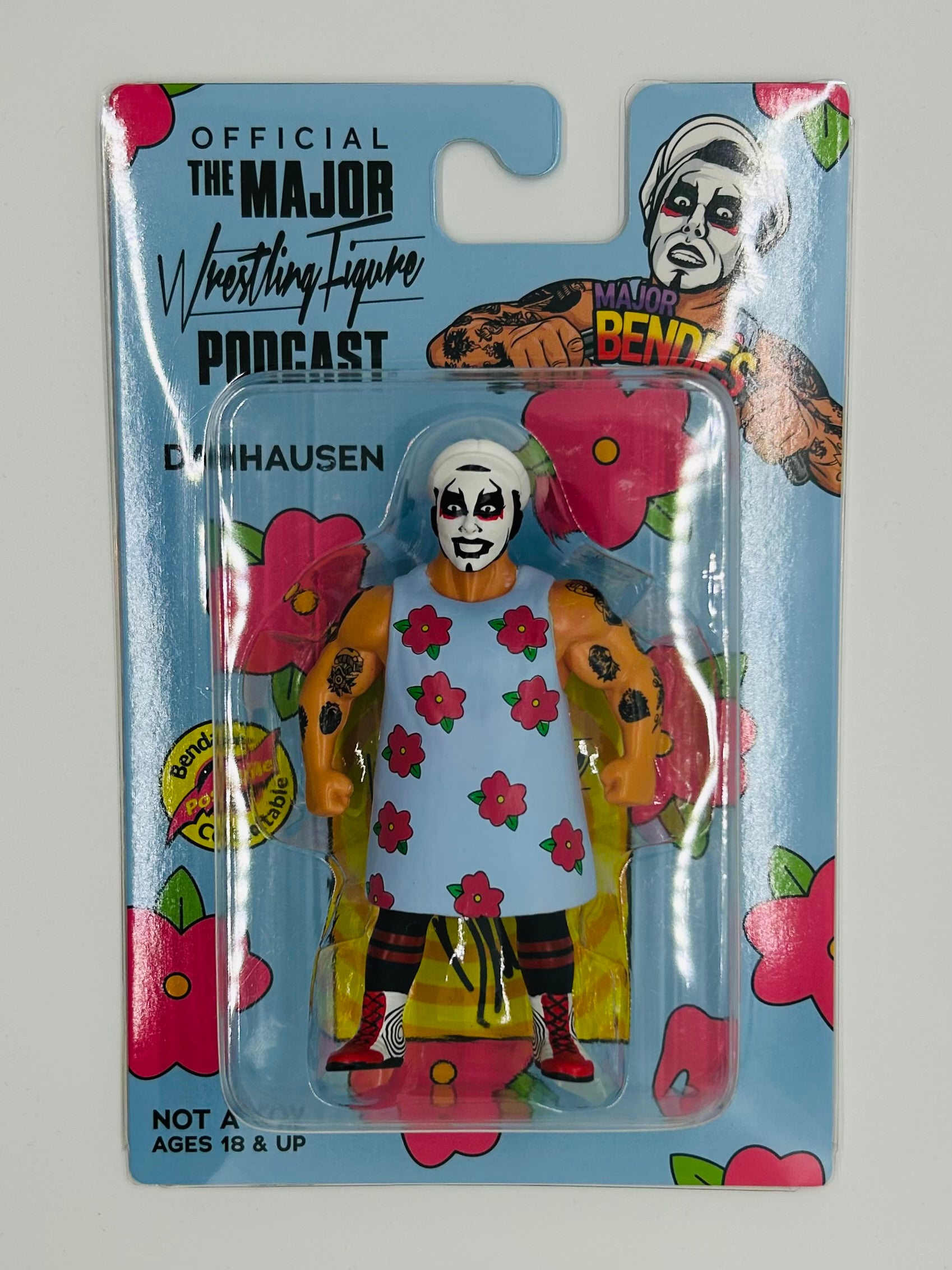2024 Major Wrestling Figure Podcast Major Bendies Danhausen [In Muumuu ...