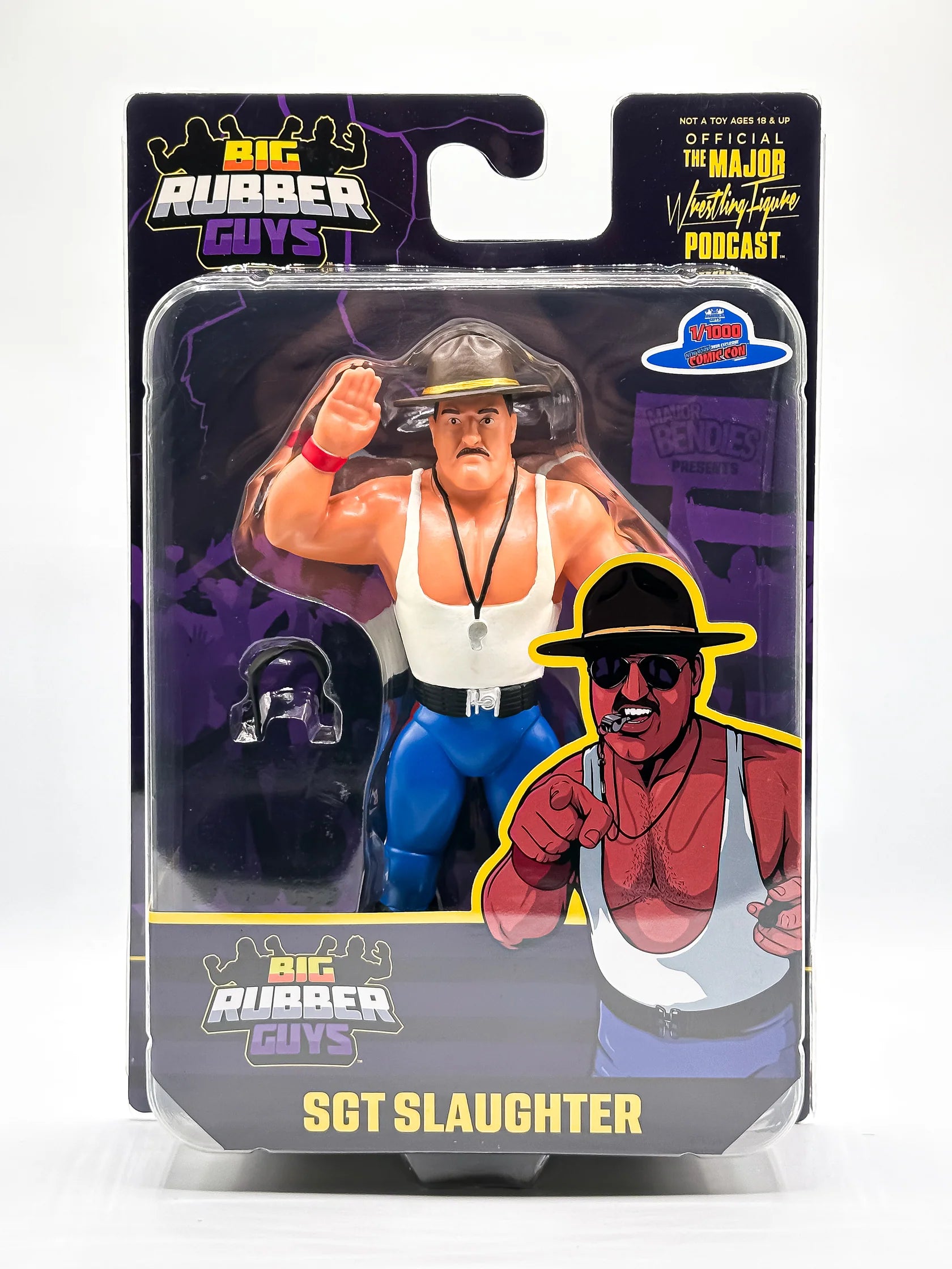 2024 Major Wrestling Figure Podcast Big Rubber Guys NYCC Exclusive Sgt ...