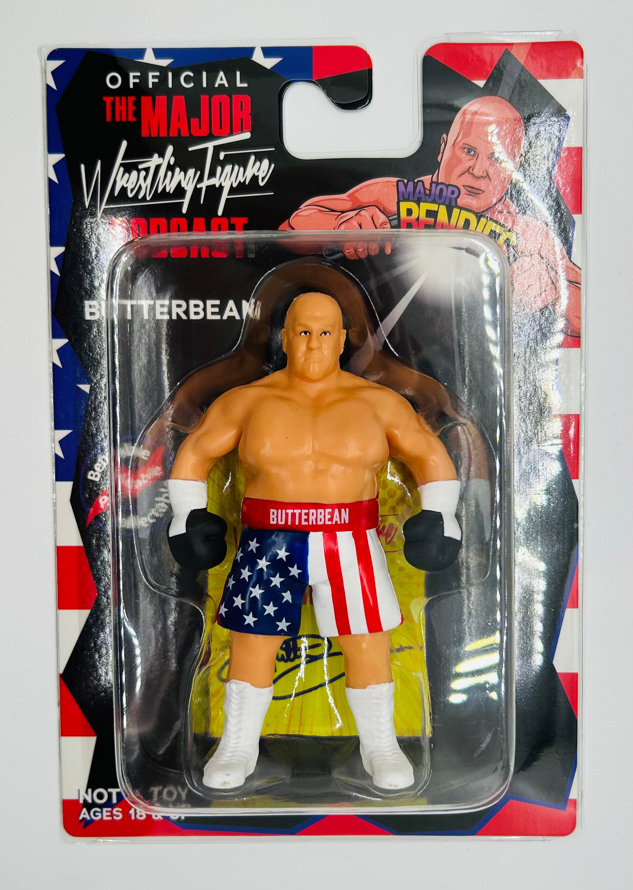 2024 Major Wrestling Figure Podcast Major Bendies Series 7 Butterbean ...