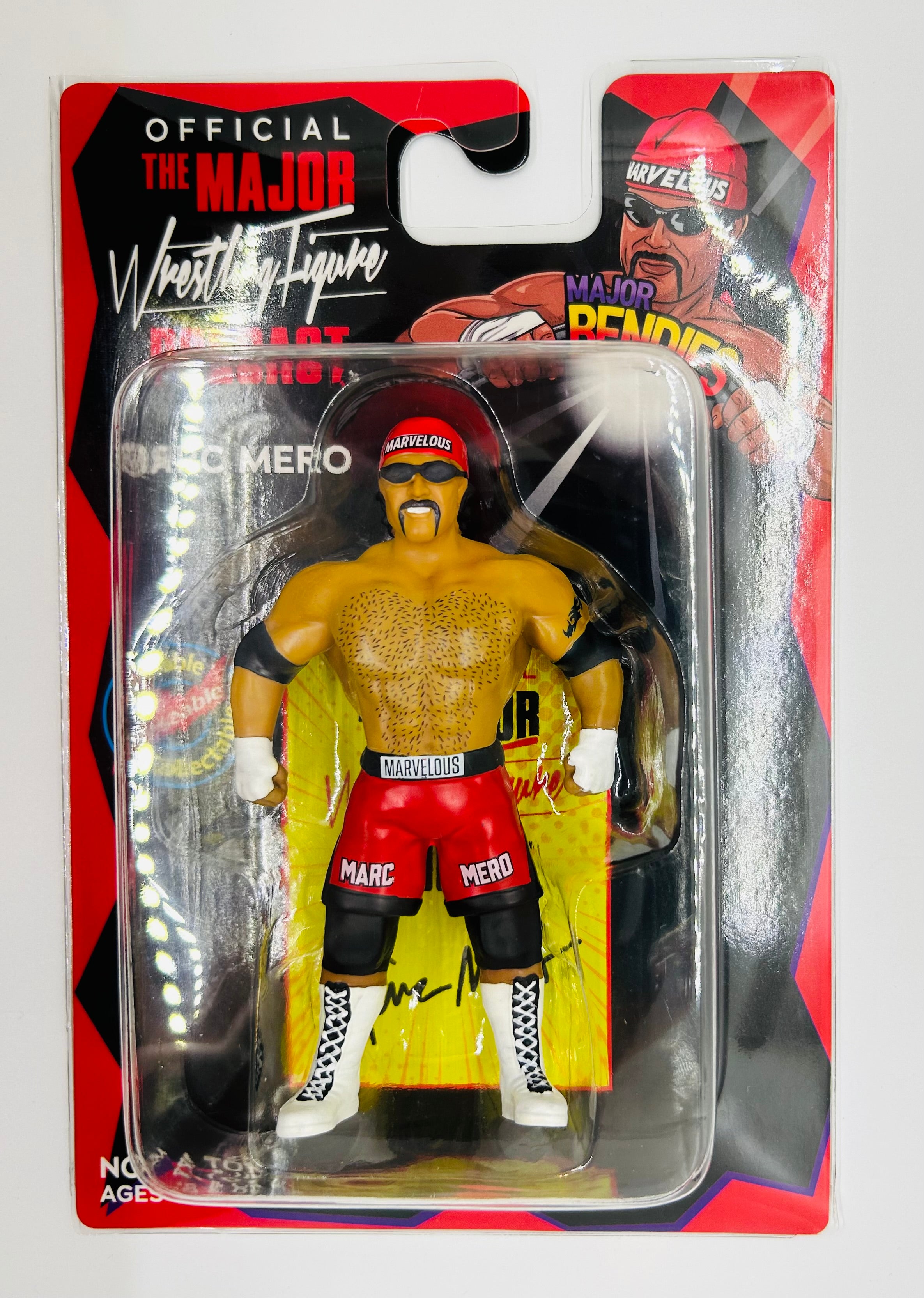 2024 Major Wrestling Figure Podcast Major Bendies Series 7 Marc Mero ...