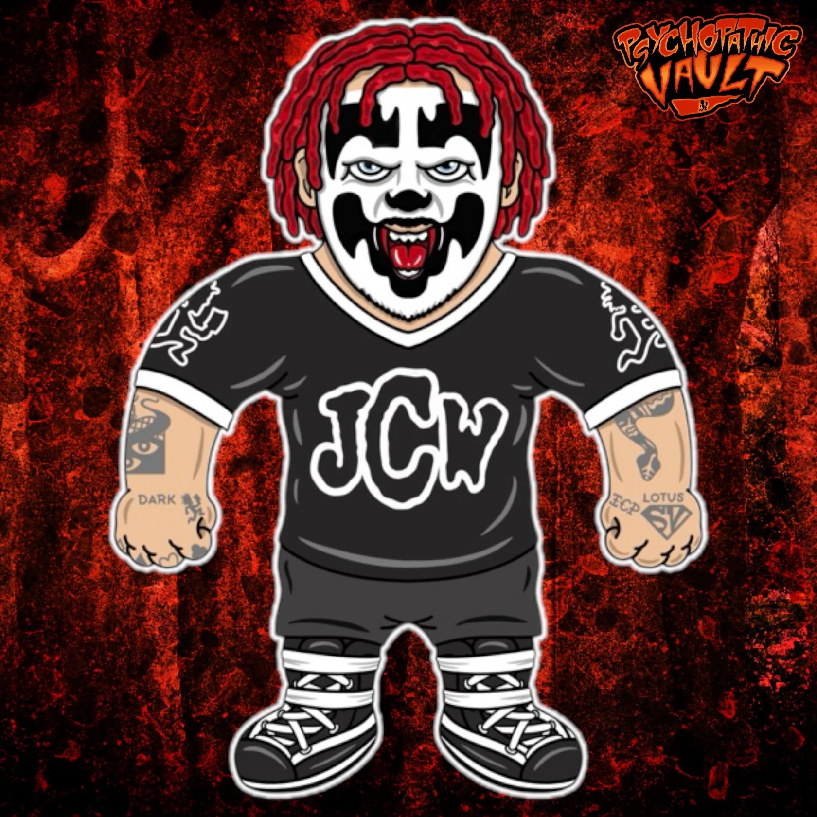 2024 JCW Psycopathic Vault Shaggy 2 12" Dope Wrestling Buddy ...