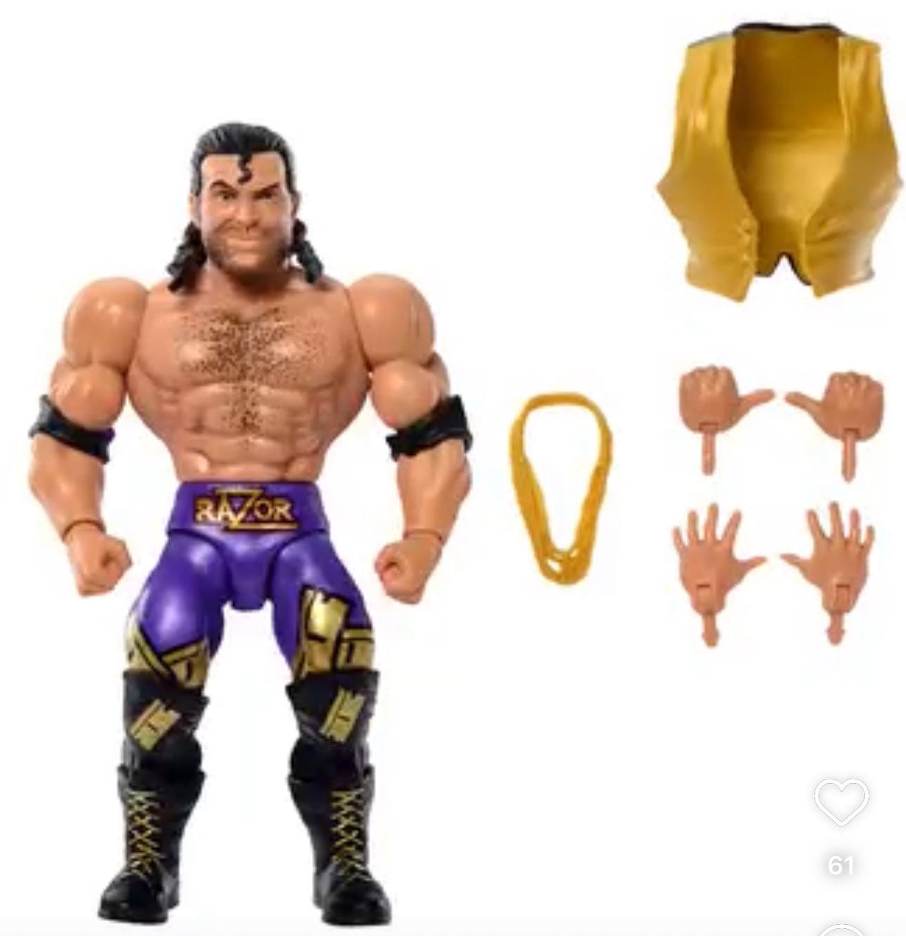 2024 WWE Mattel Superstars Series 11 Razor Ramon [Exclusive, Chase ...