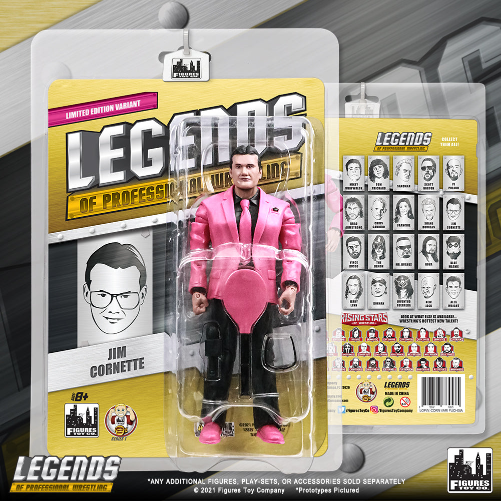 2022 FTC Legends of Professional Wrestling [Modern] Jim Cornette [Pink ...