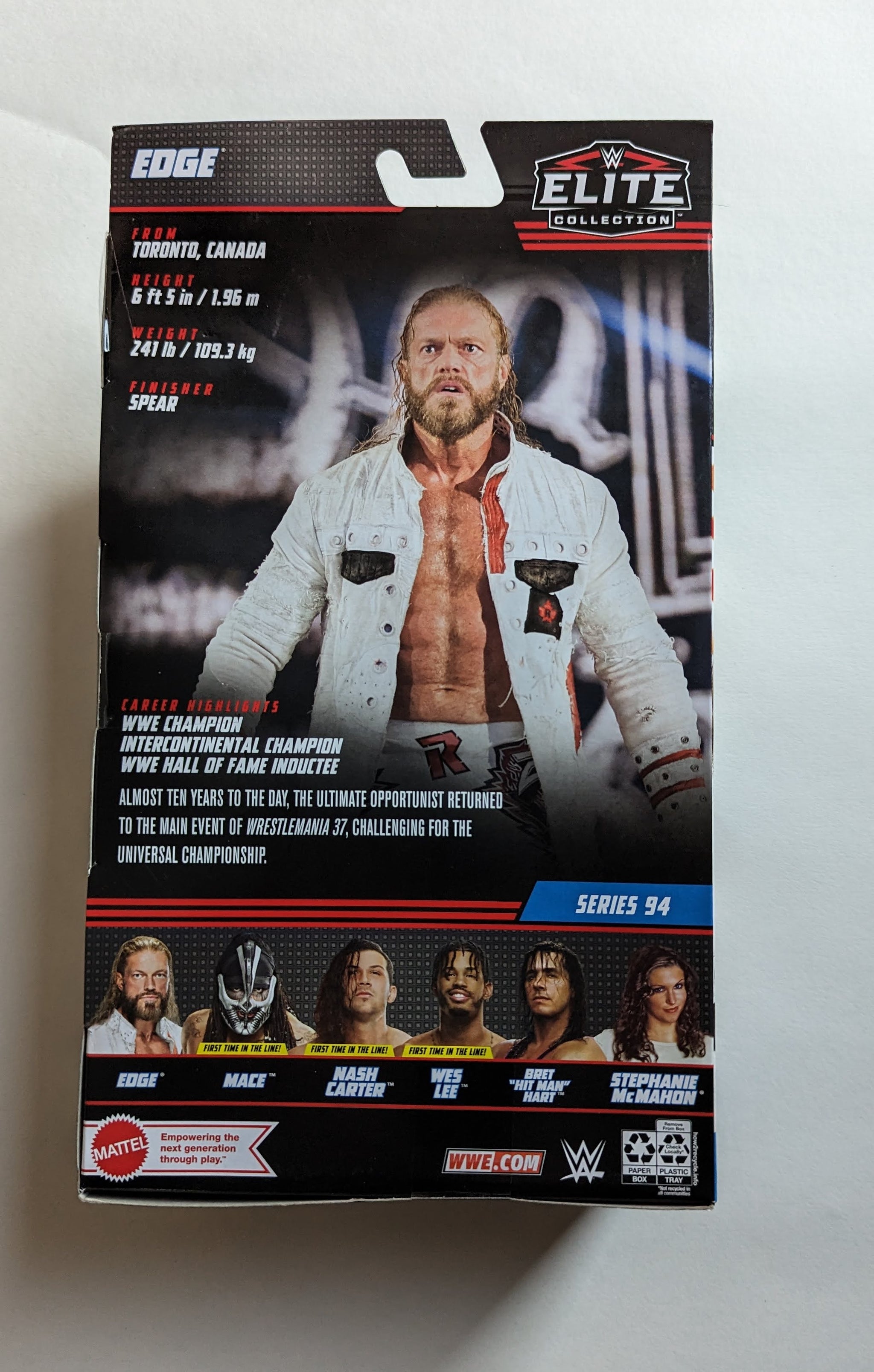 2022 WWE Mattel Elite Collection Series 94 Edge – Wrestling Figure Database