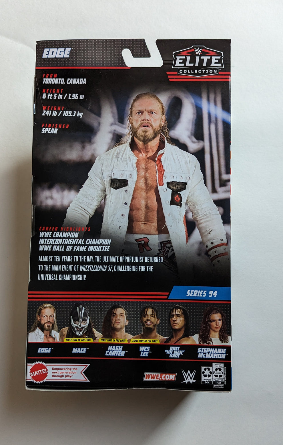 2022 WWE Mattel Elite Collection Series 94 Edge – Wrestling Figure Database