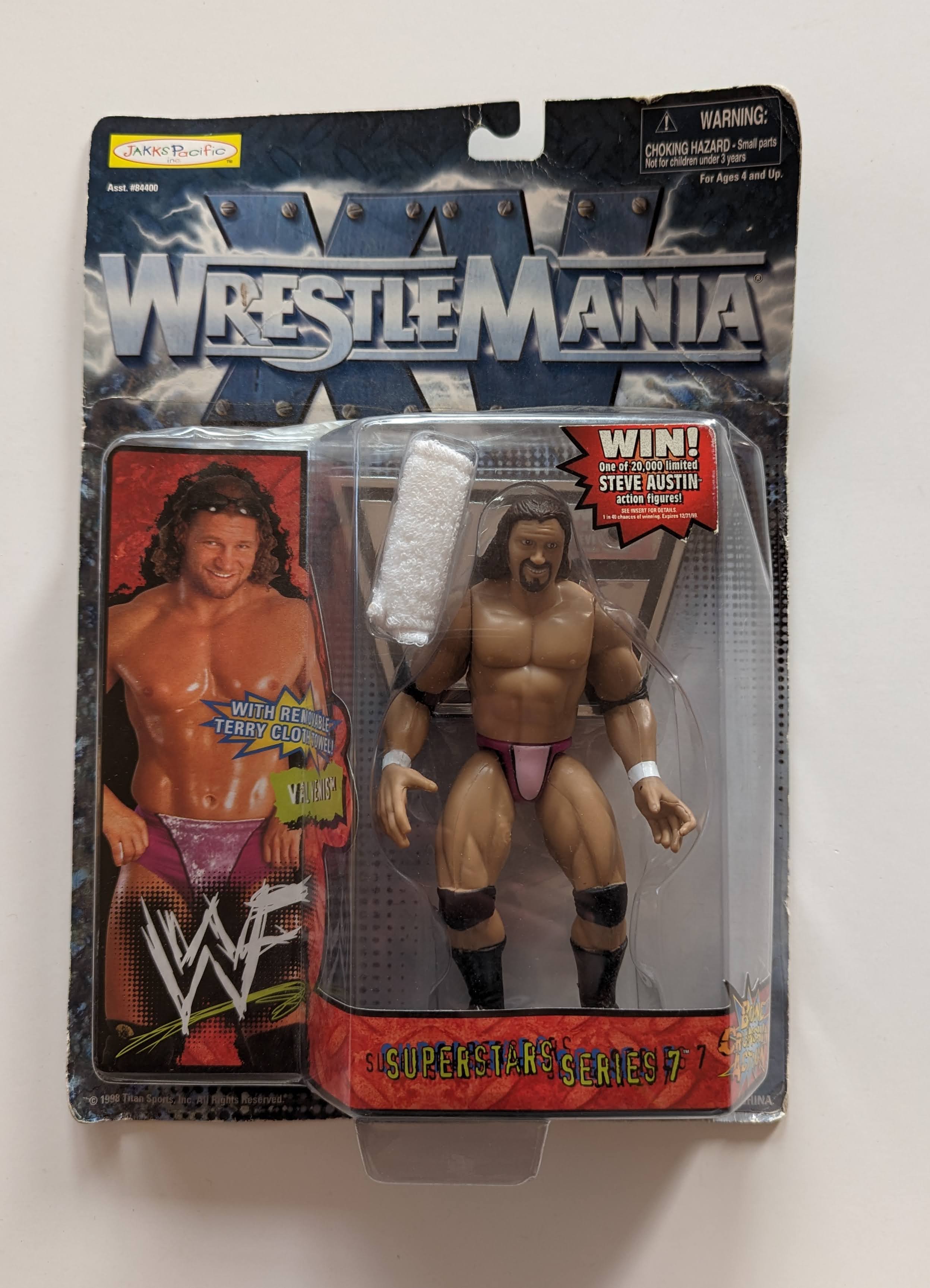 1999 WWF Jakks Pacific Superstars Series 7 Val Venis – Wrestling Figure ...