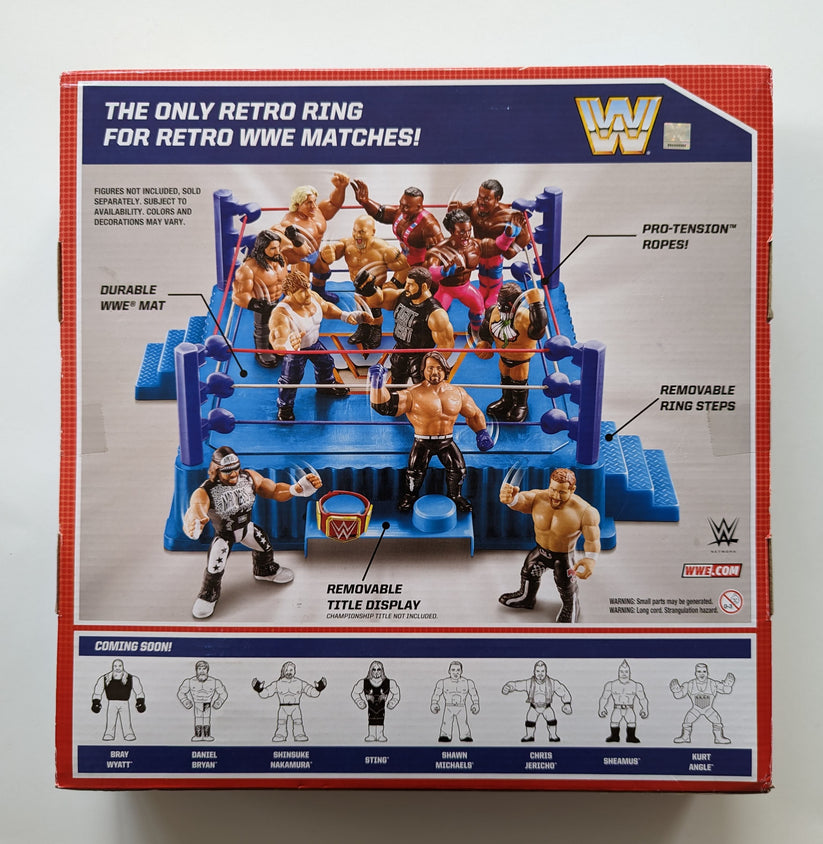 2018 WWE Mattel Official Retro Ring – Wrestling Figure Database