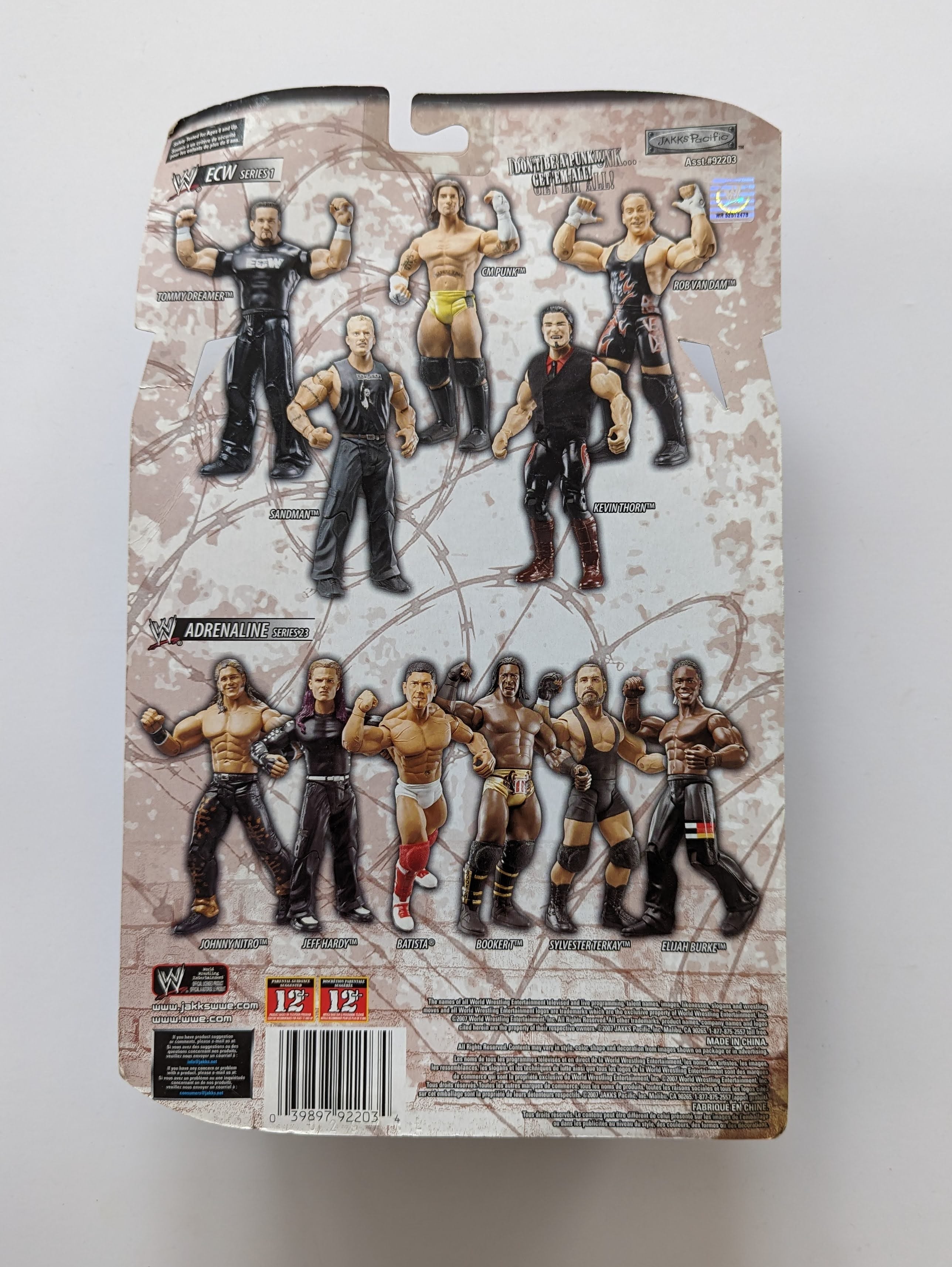 2007 WWE Jakks Pacific ECW Series 1 Kevin Thorn – Wrestling Figure Database