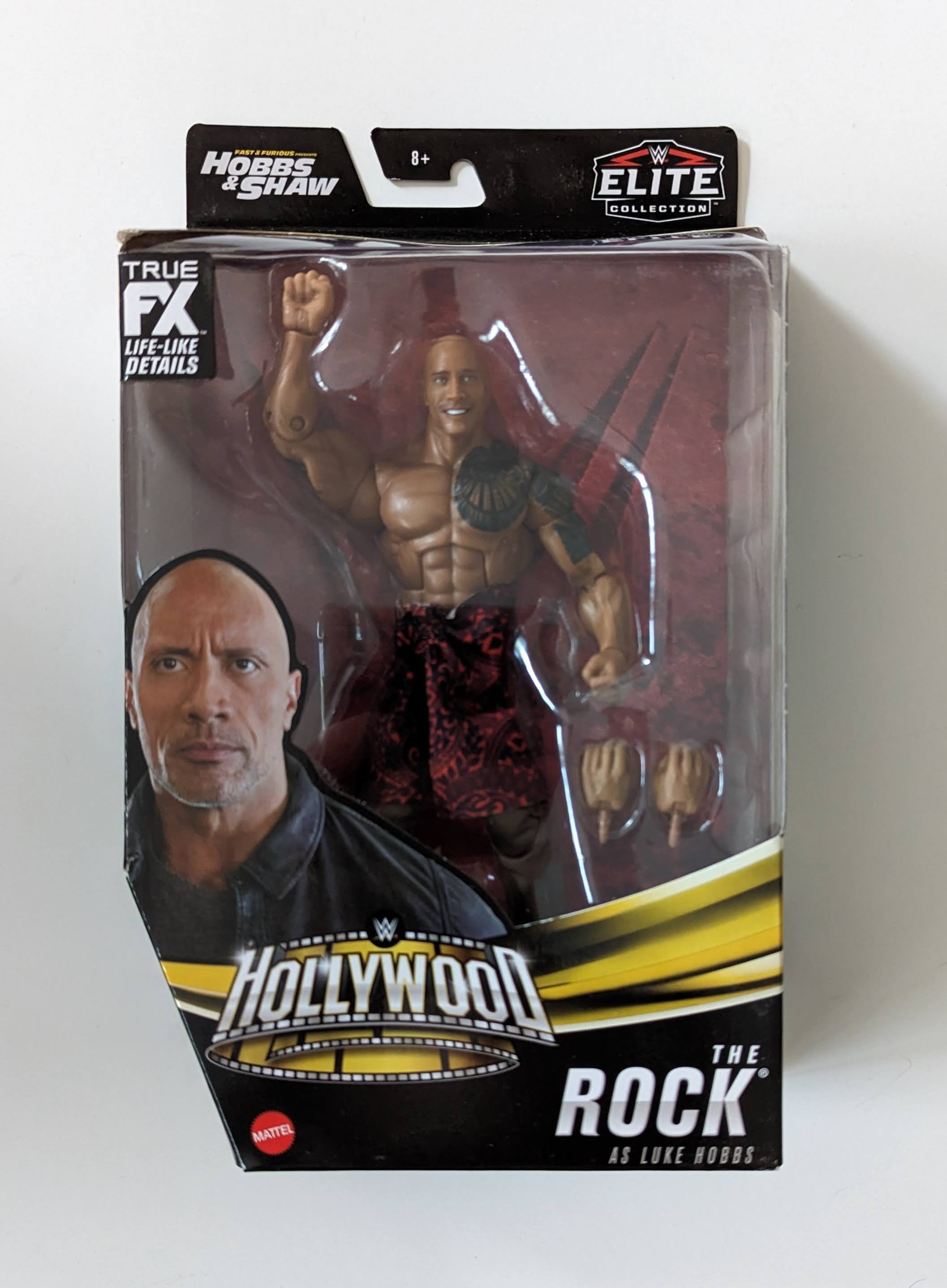 2021 WWE Mattel Elite Collection Hollywood Series 1 The Rock as Luke H ...
