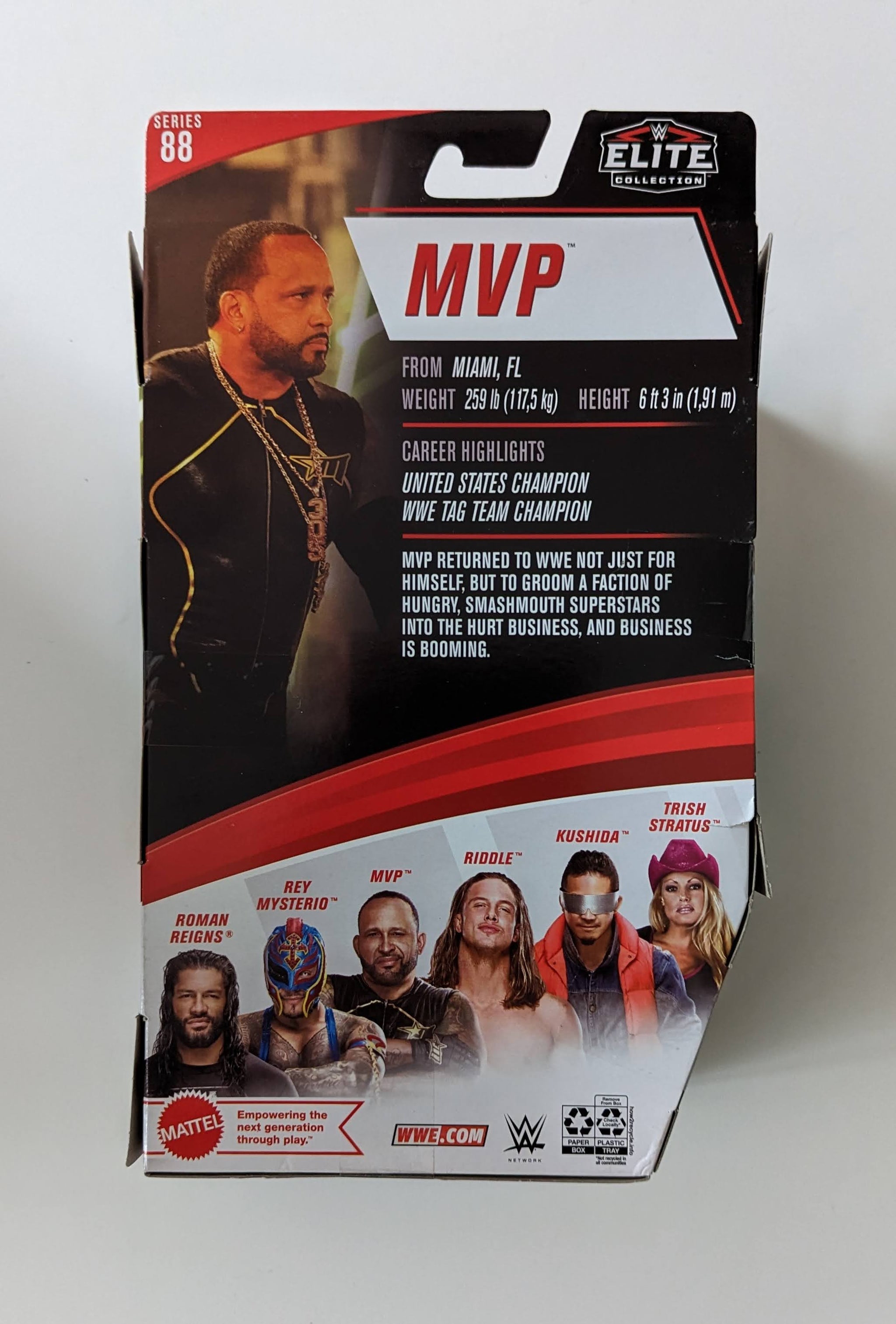 2021 WWE Mattel Elite Collection Series 88 MVP – Wrestling Figure Database