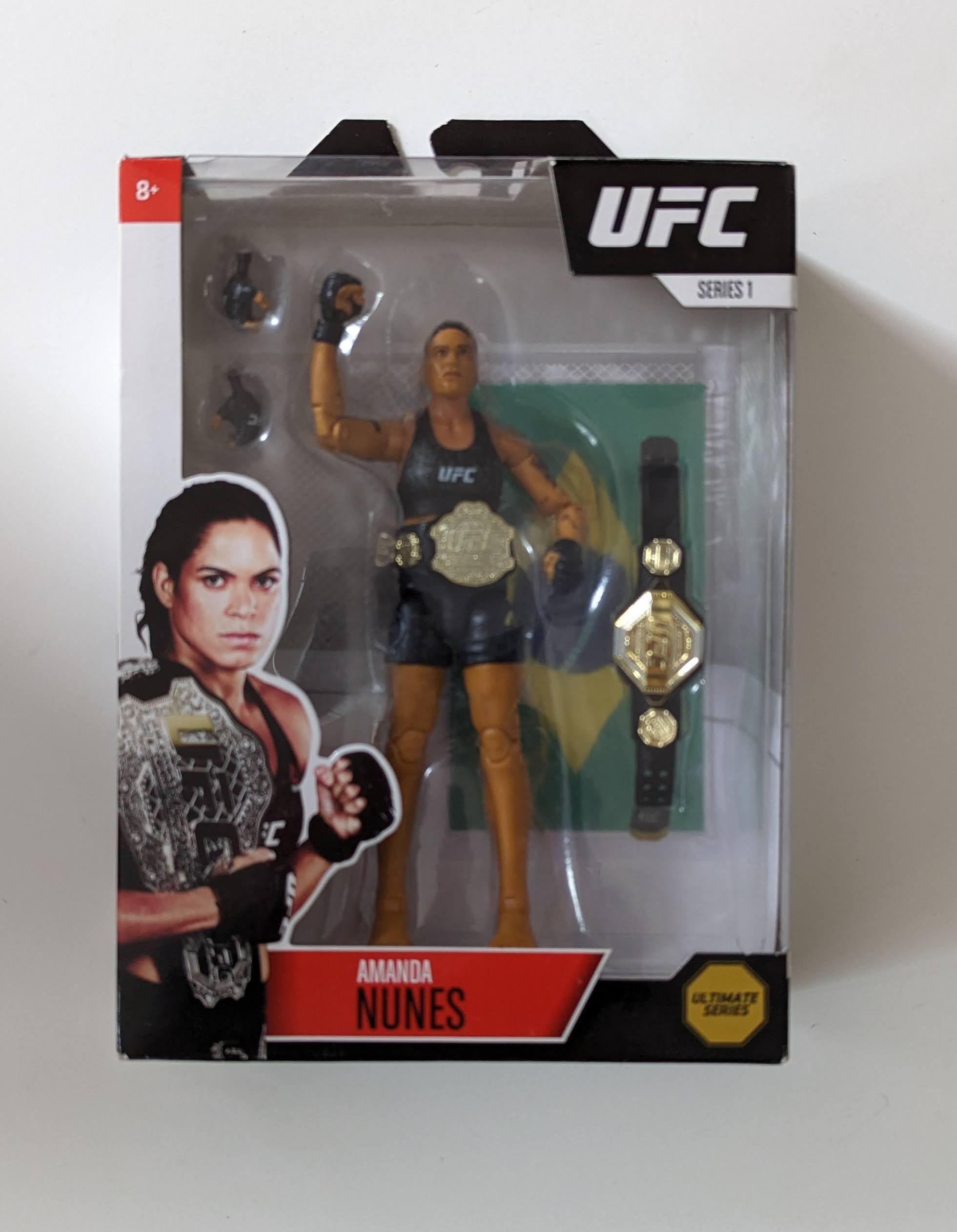 2021 Jazwares UFC Ultimate Series 1 Amanda Nunes – Wrestling Figure ...