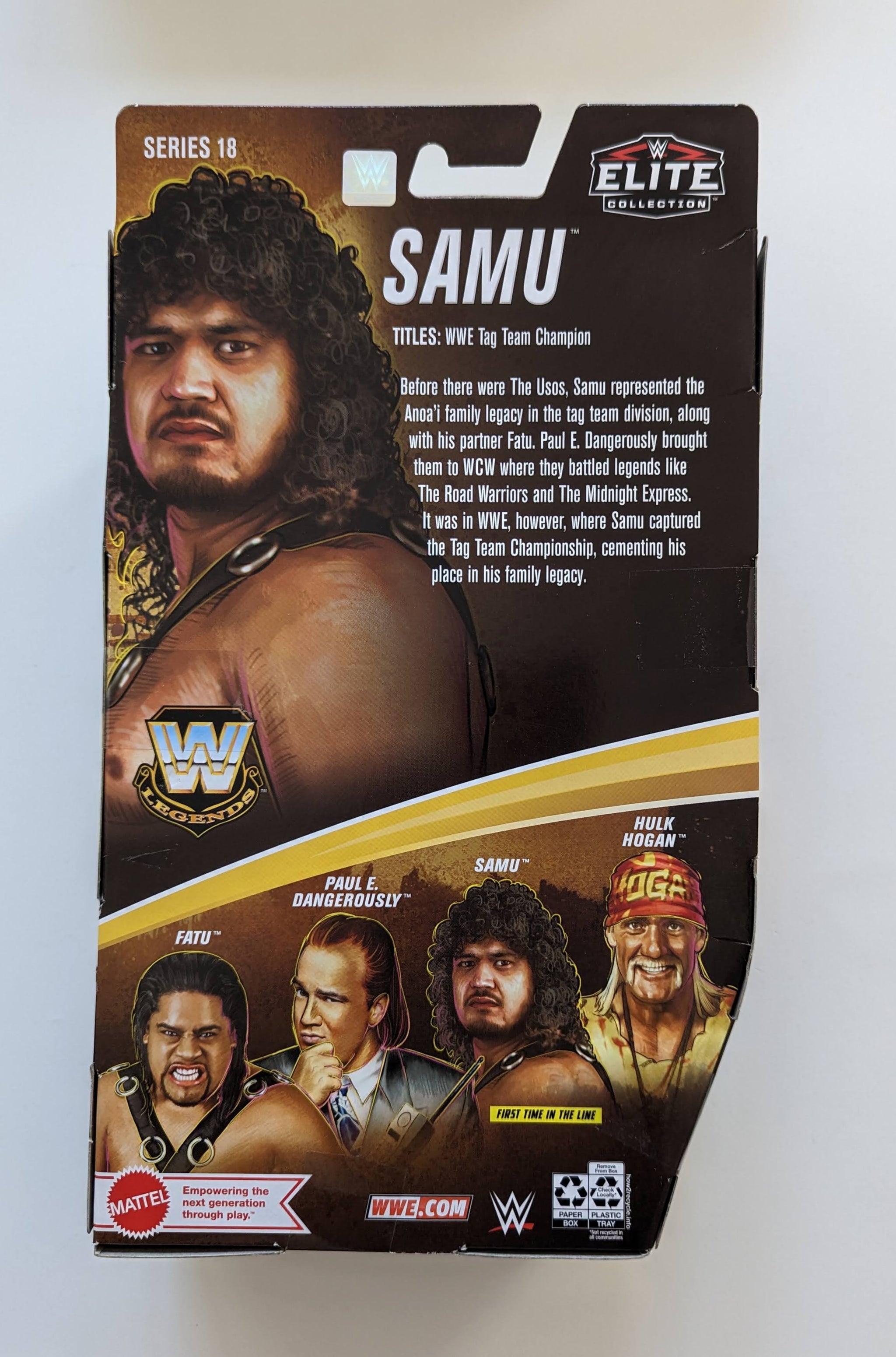 2023 WWE Mattel Elite Collection Legends Series 18 Samu [Exclusive ...