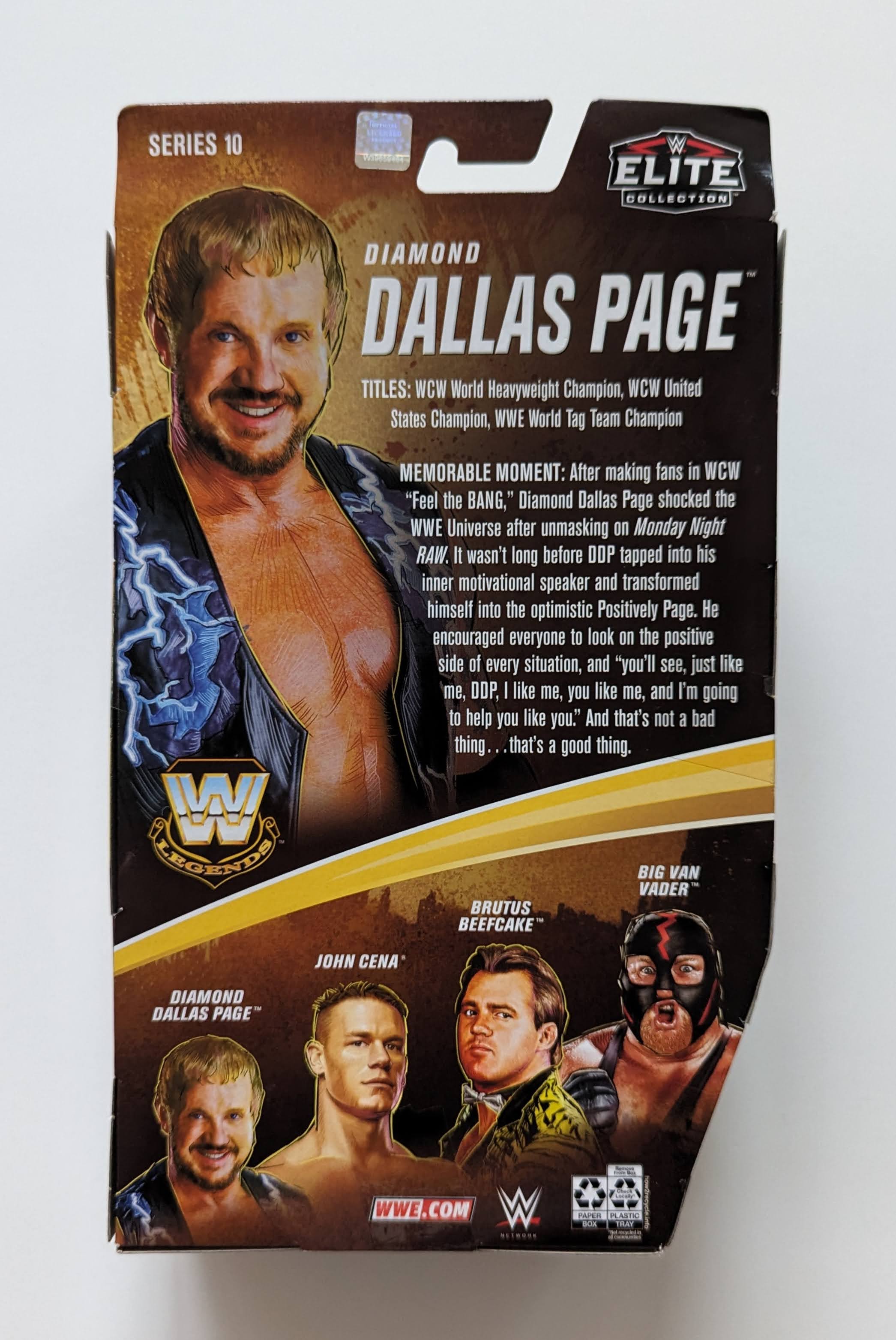 2021 WWE Mattel Elite Collection Legends Series 10 Diamond Dallas Page ...