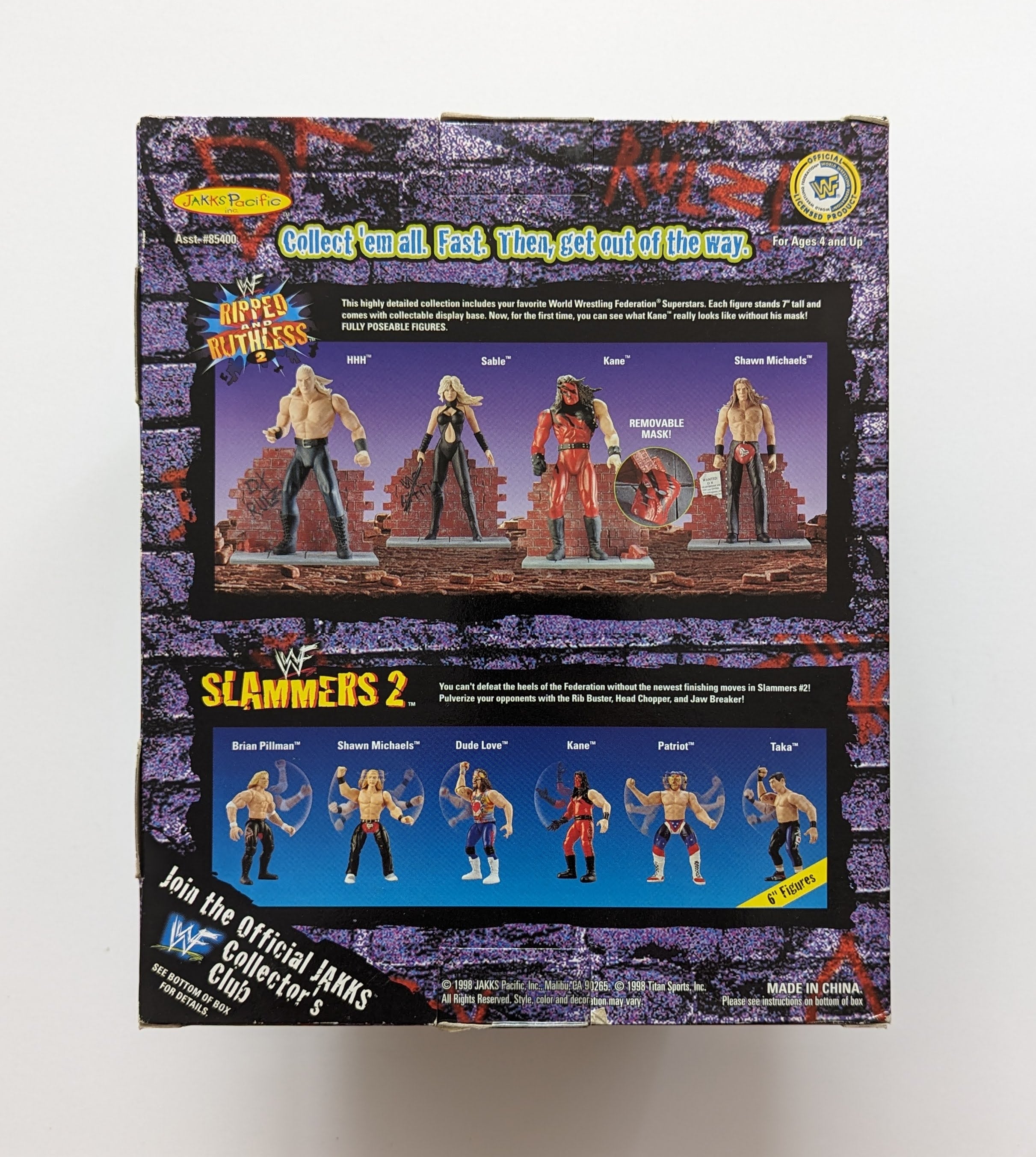 1998 WWF Jakks Pacific Ripped & Ruthless Series 2 Sable – Wrestling ...