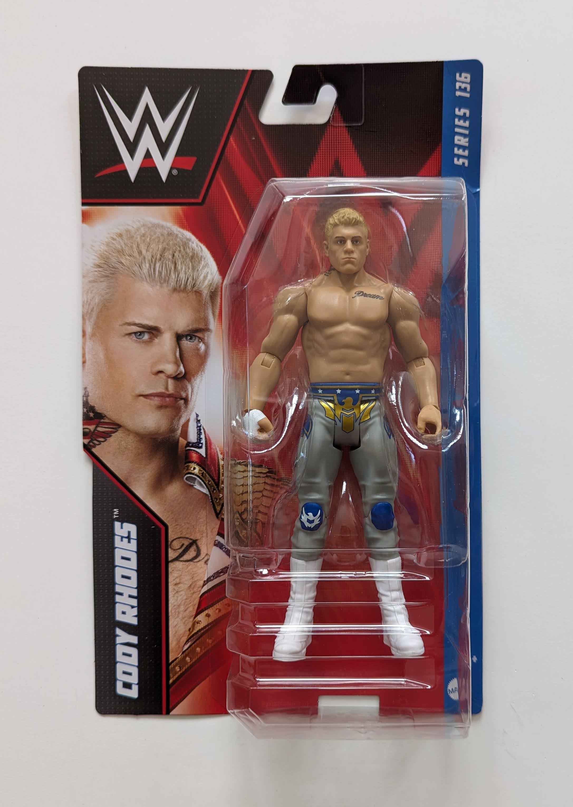 2022 WWE Mattel Basic Series 136 Cody Rhodes – Wrestling Figure Database