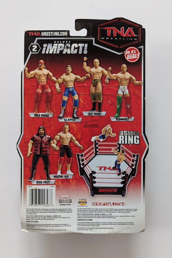 2010 TNA Wrestling Jakks Pacific Deluxe Impact! Series 2 Amazing Red ...