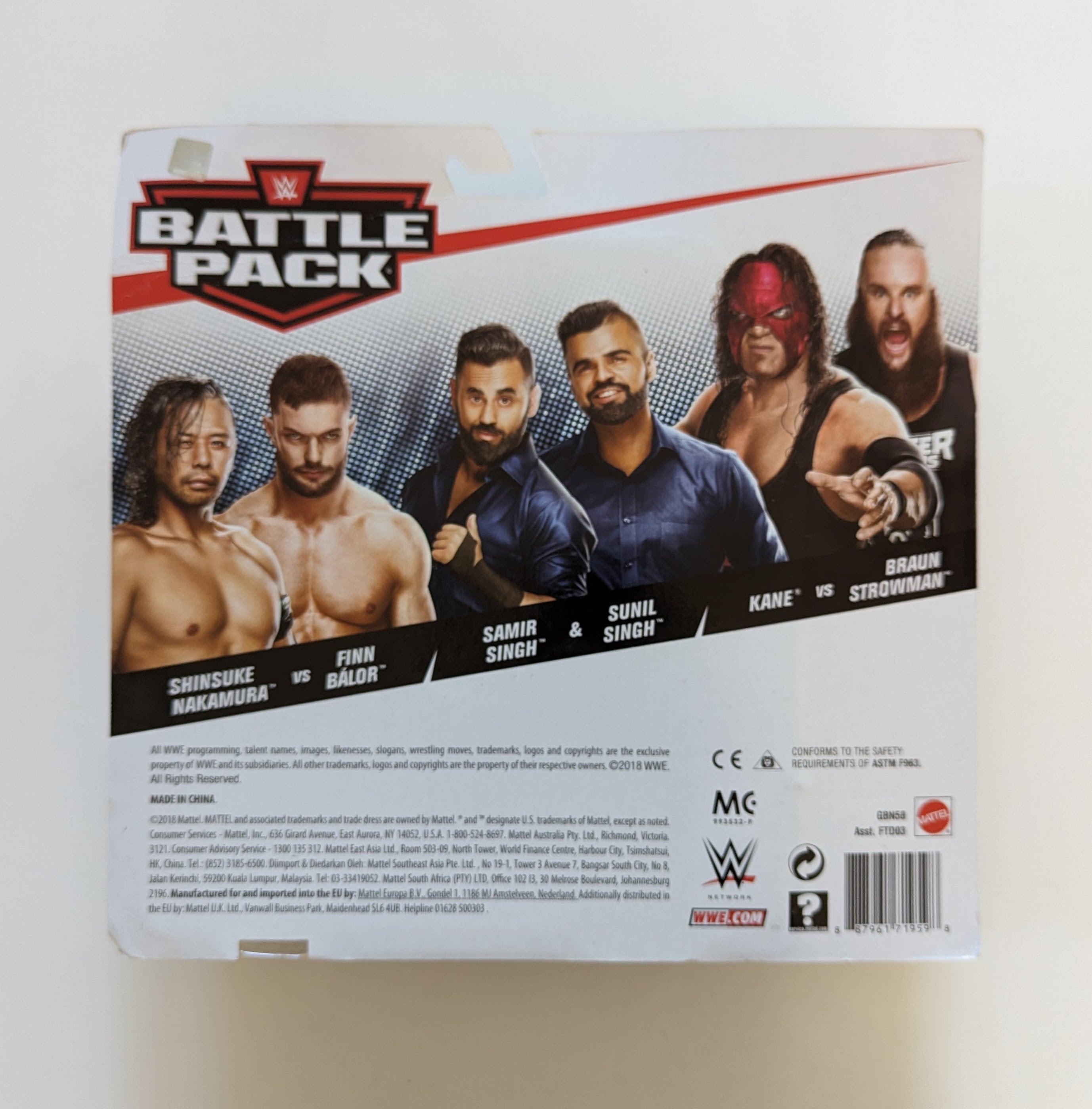 2019 WWE Mattel Basic Battle Packs Series 57 Finn Balor vs. Shinsuke N – Wrestling Figure Database