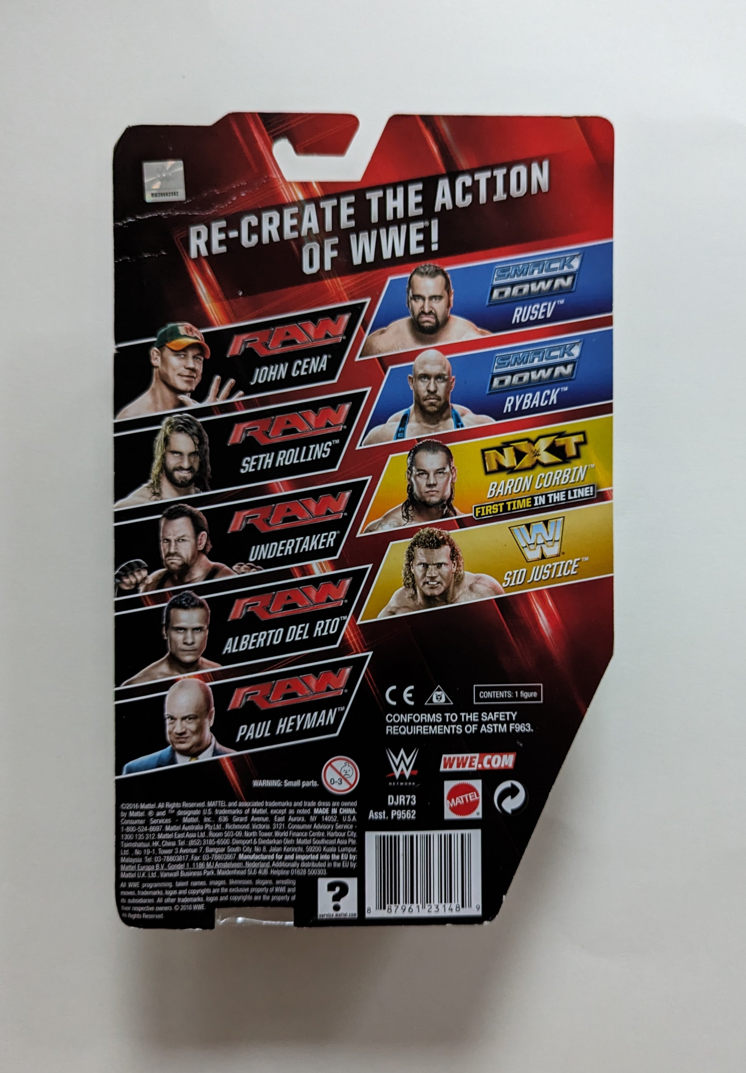 2016 WWE Mattel Basic Series 63 Sid Justice – Wrestling Figure Database