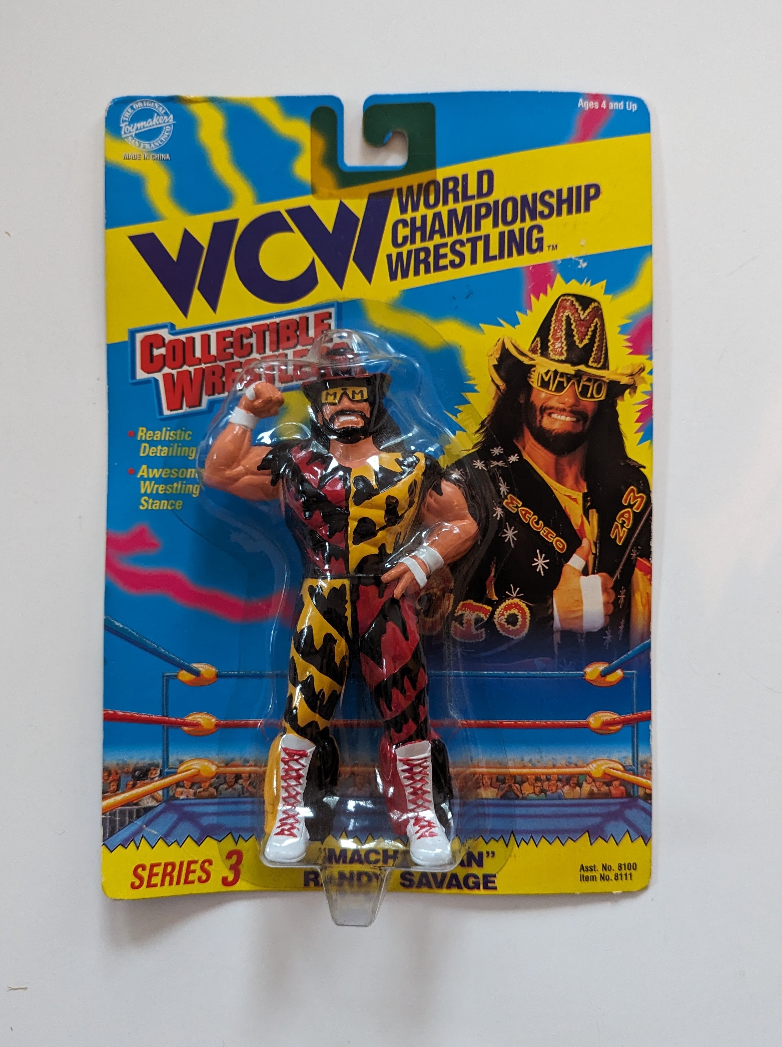 1996 WCW OSFTM Collectible Wrestlers [LJN Style] Series 3 "Macho Man ...