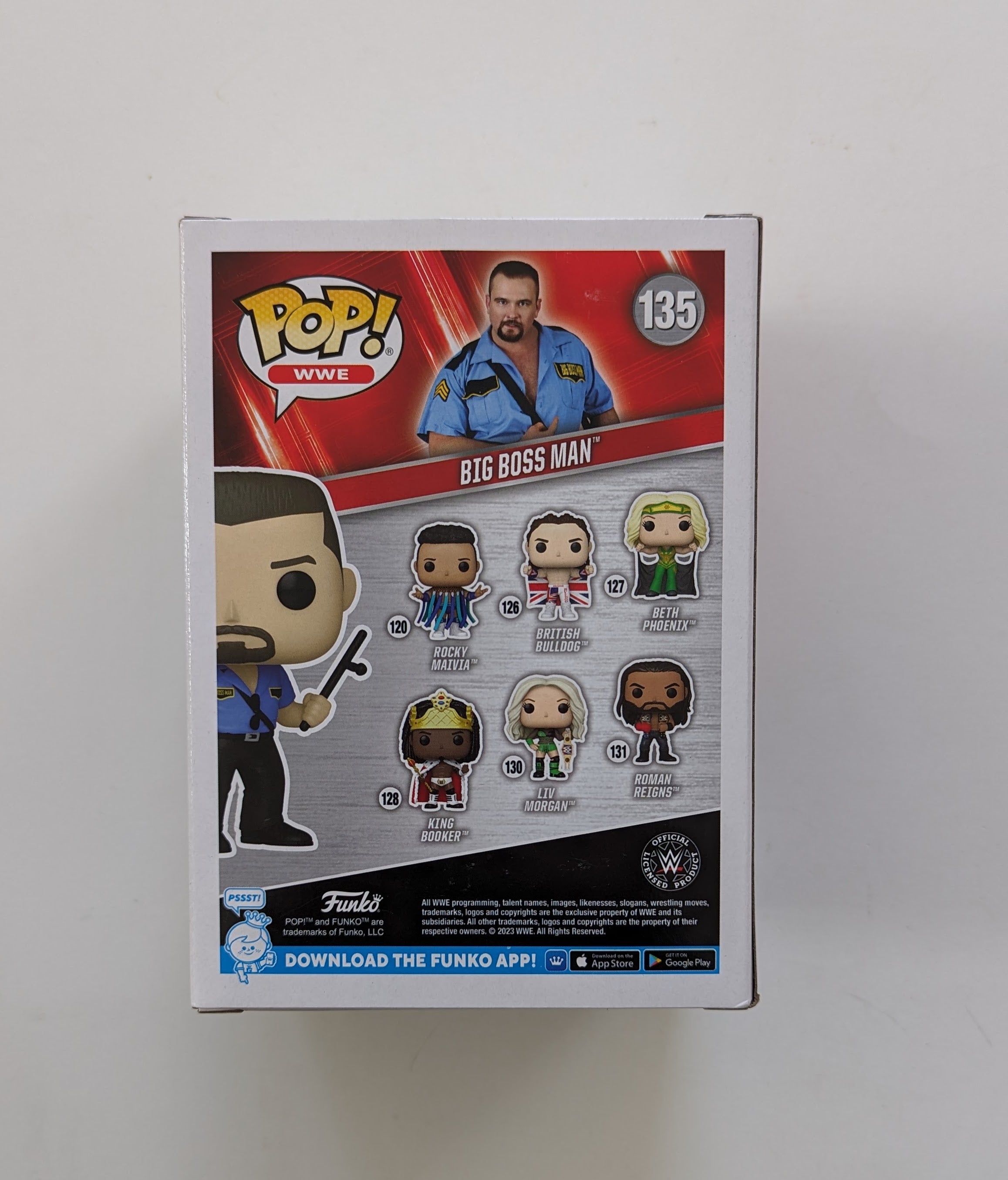 2023 WWE Funko POP! Vinyls 135 Big Boss Man [Exclusive] – Wrestling ...