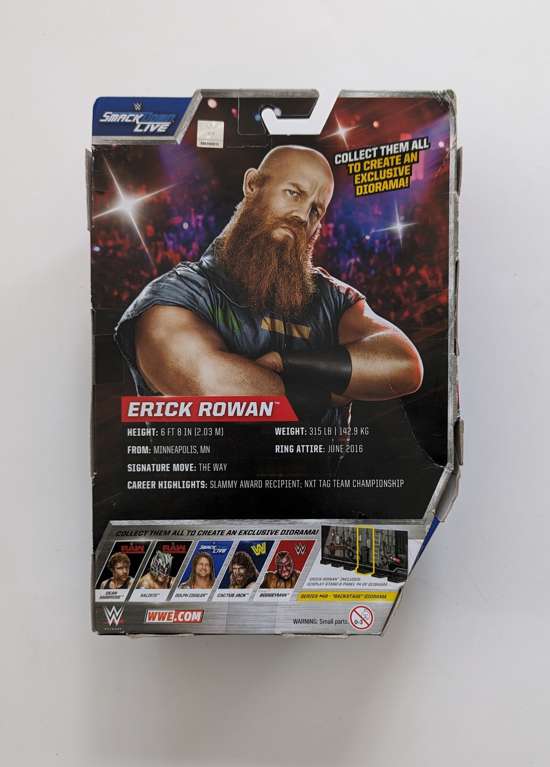 2017 WWE Mattel Elite Collection Series 48 Erick Rowan – Wrestling ...