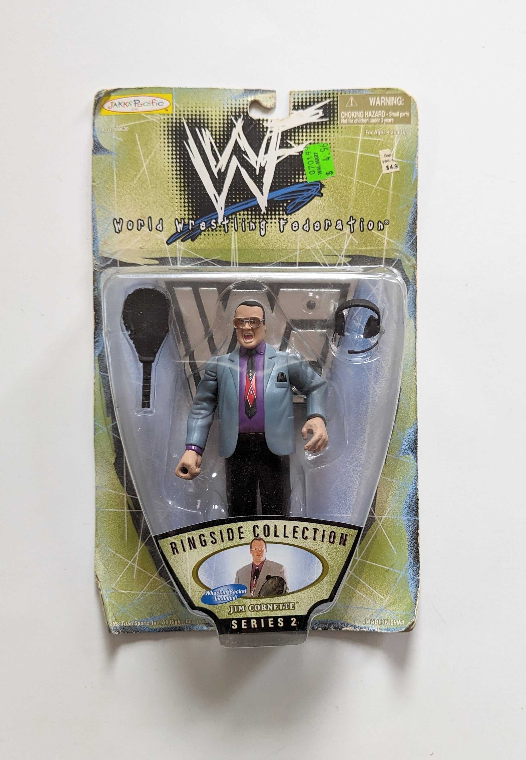 1998 WWF Jakks Pacific Ringside Collection Series 2 Jim Cornette ...
