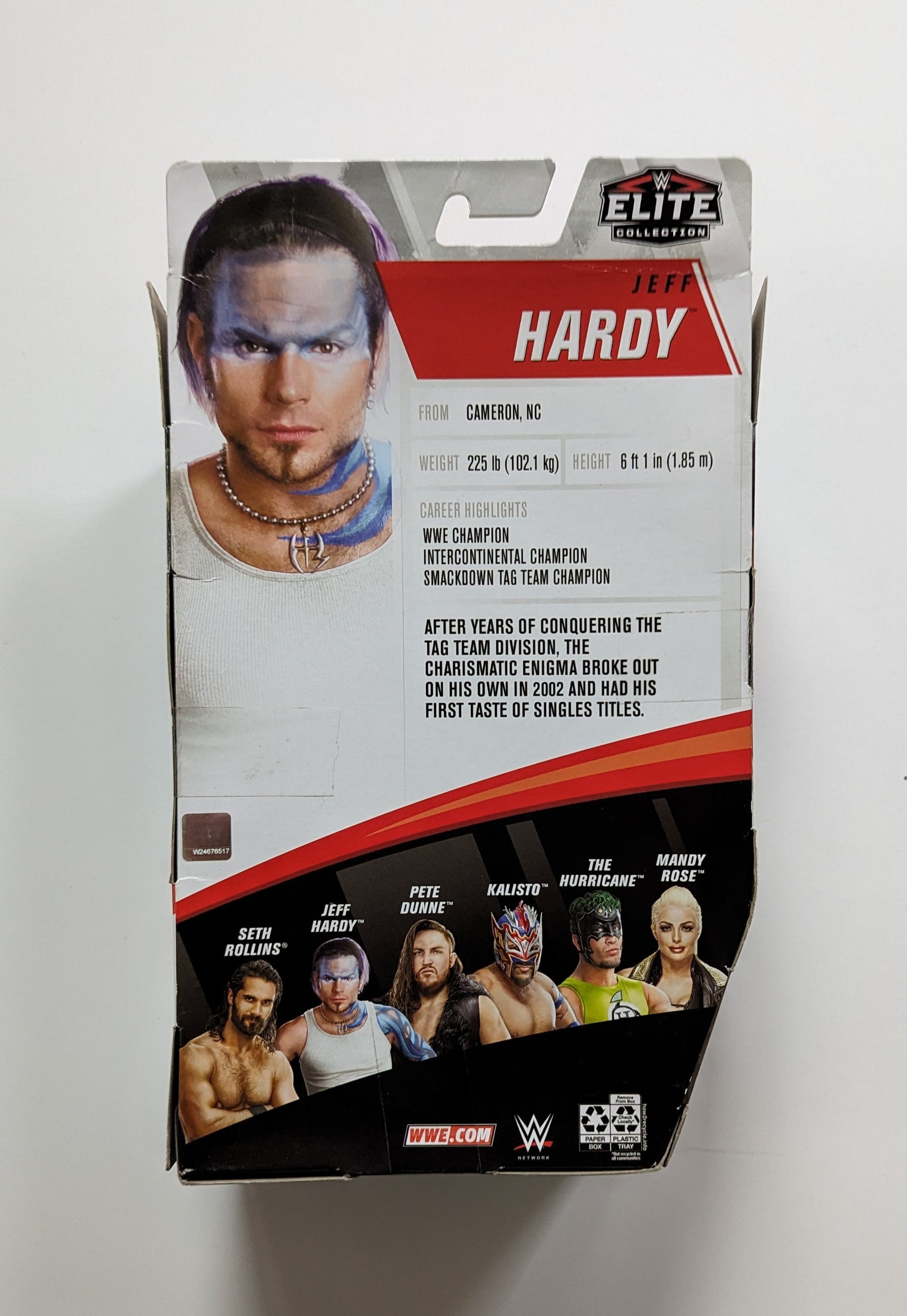 2020 WWE Mattel Elite Collection Series 75 Jeff Hardy [With Shirt On ...