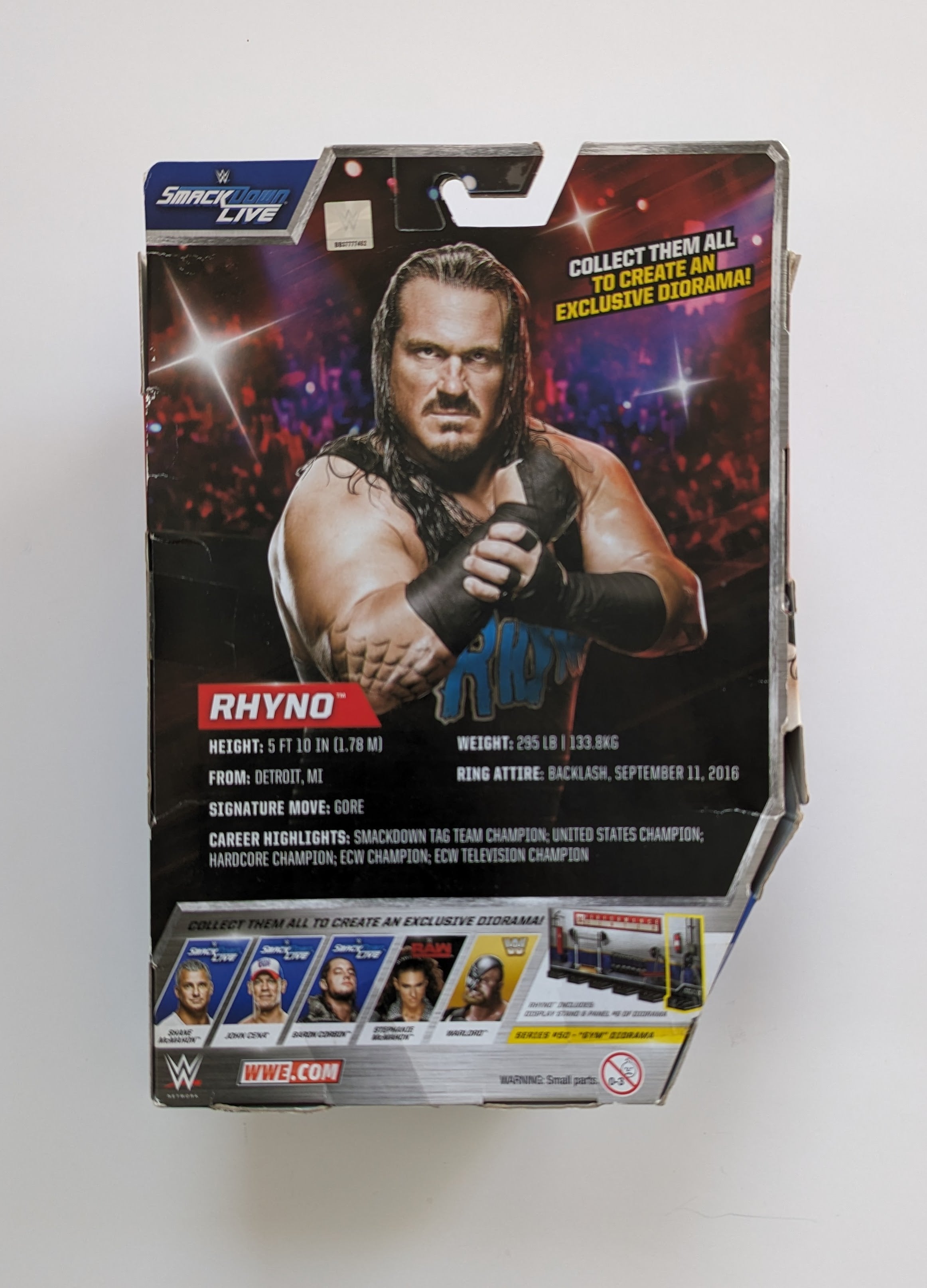 2017 WWE Mattel Elite Collection Series 50 Rhyno – Wrestling Figure ...