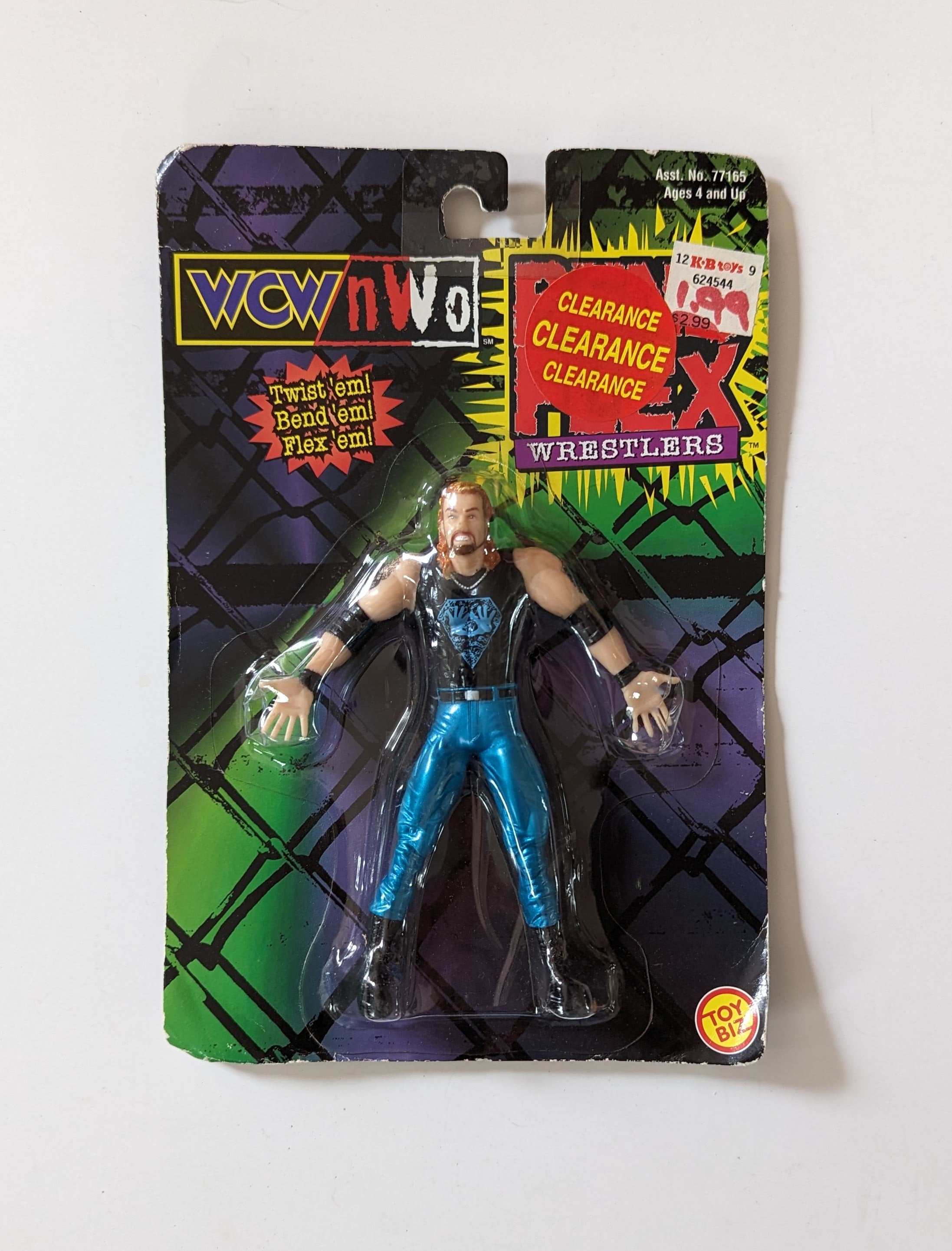 2000 WCW Toy Biz Bend 'N' Flex Diamond Dallas Page – Wrestling Figure Database