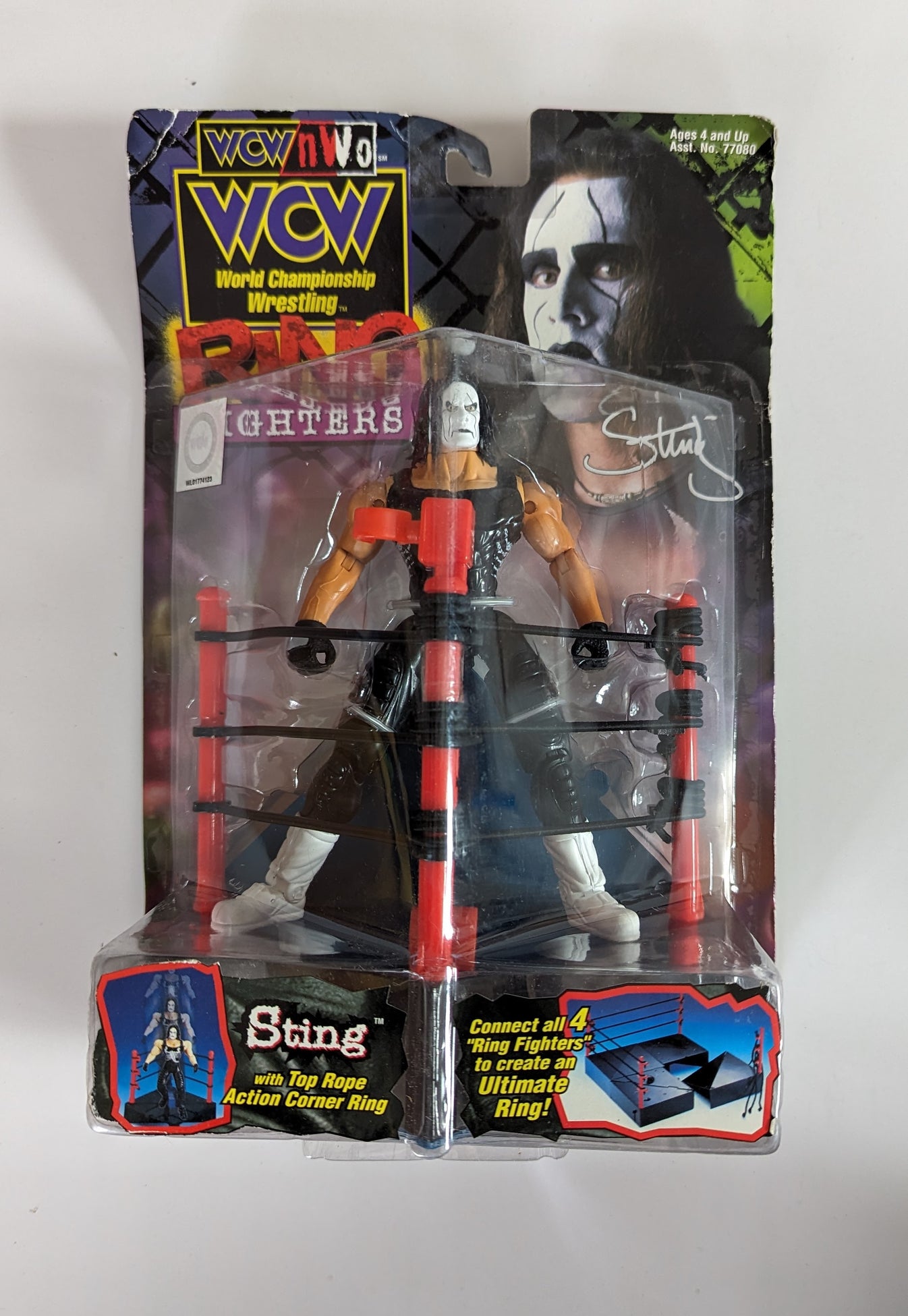 1999 WCW Toy Biz Ring Fighters Sting – Wrestling Figure Database