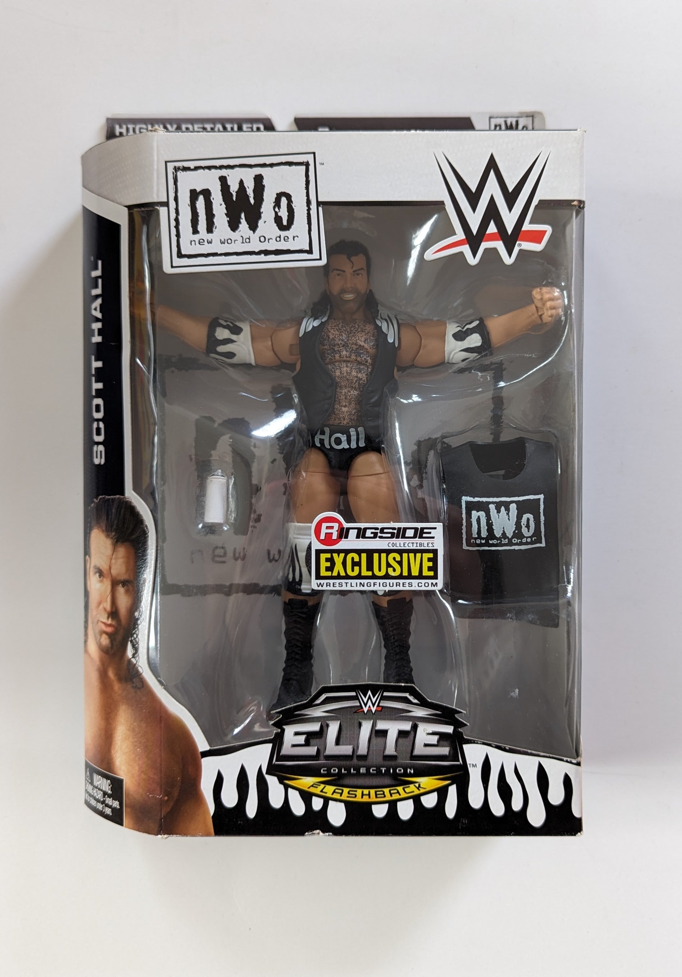 2015 WWE Mattel Elite Collection Ringside Exclusive "nWo" Scott Hall ...