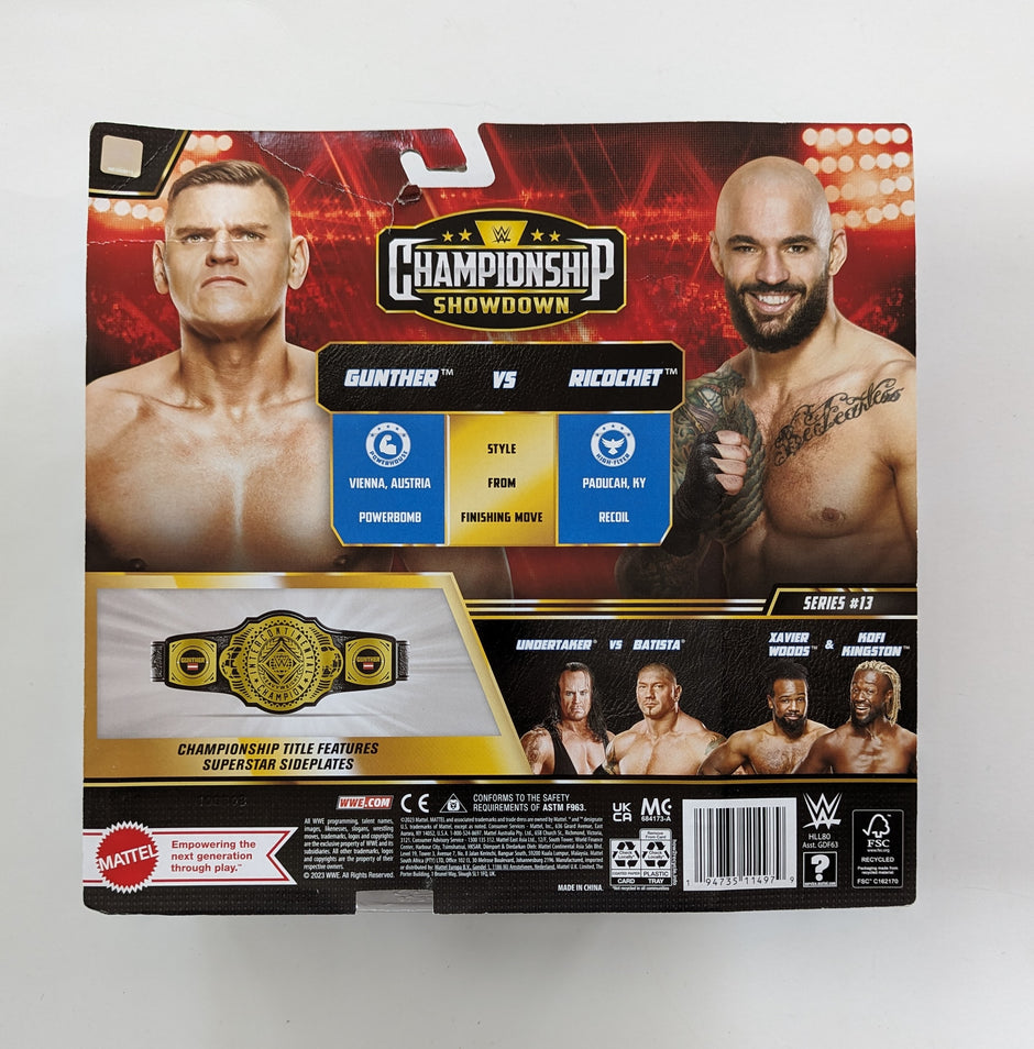 All Gunther [a.k.a. WALTER] Wrestling Action Figures – Wrestling Figure ...
