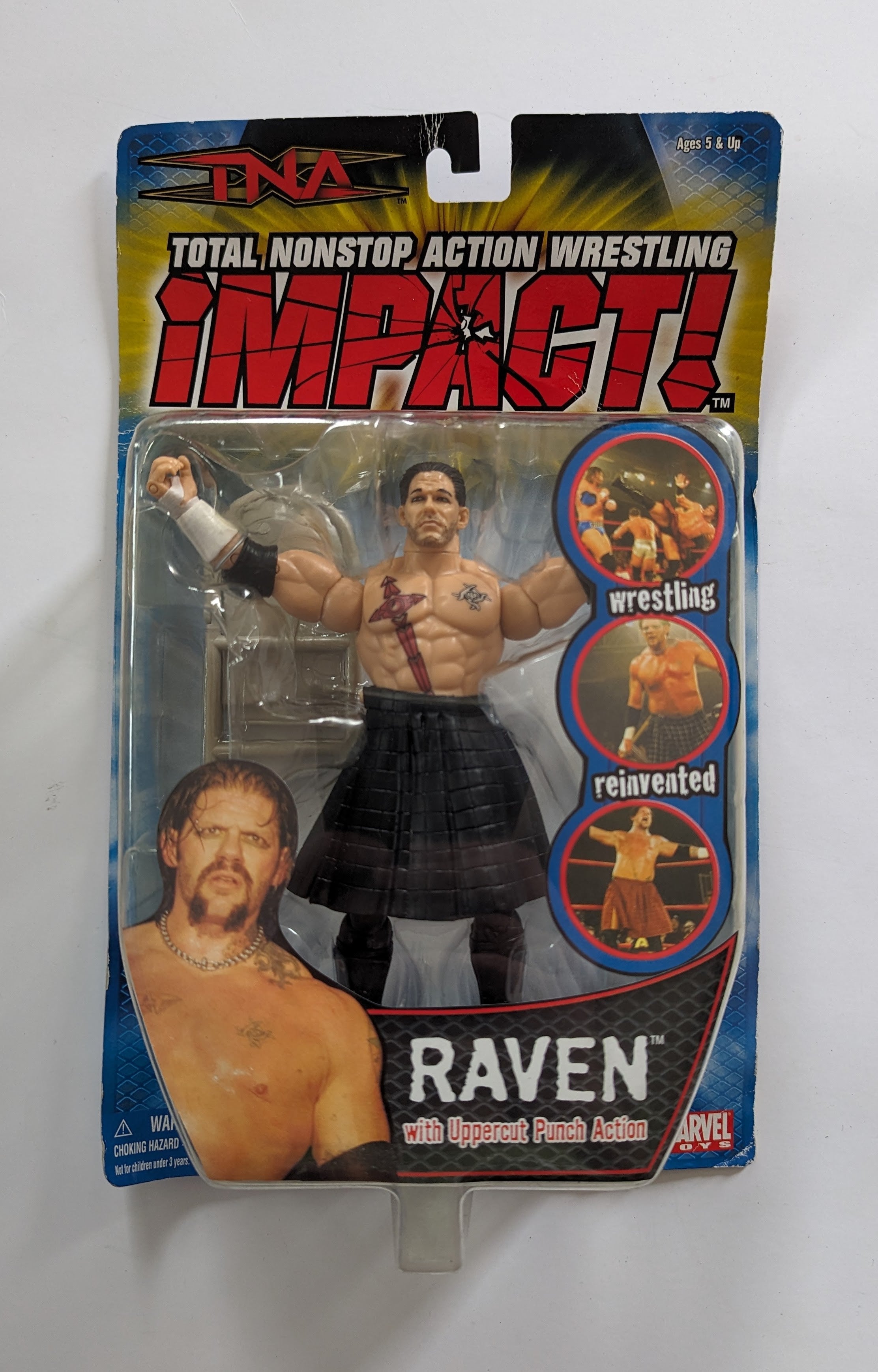 2005 Total Nonstop Action [TNA] Wrestling Impact! Marvel Toys Series 1 ...