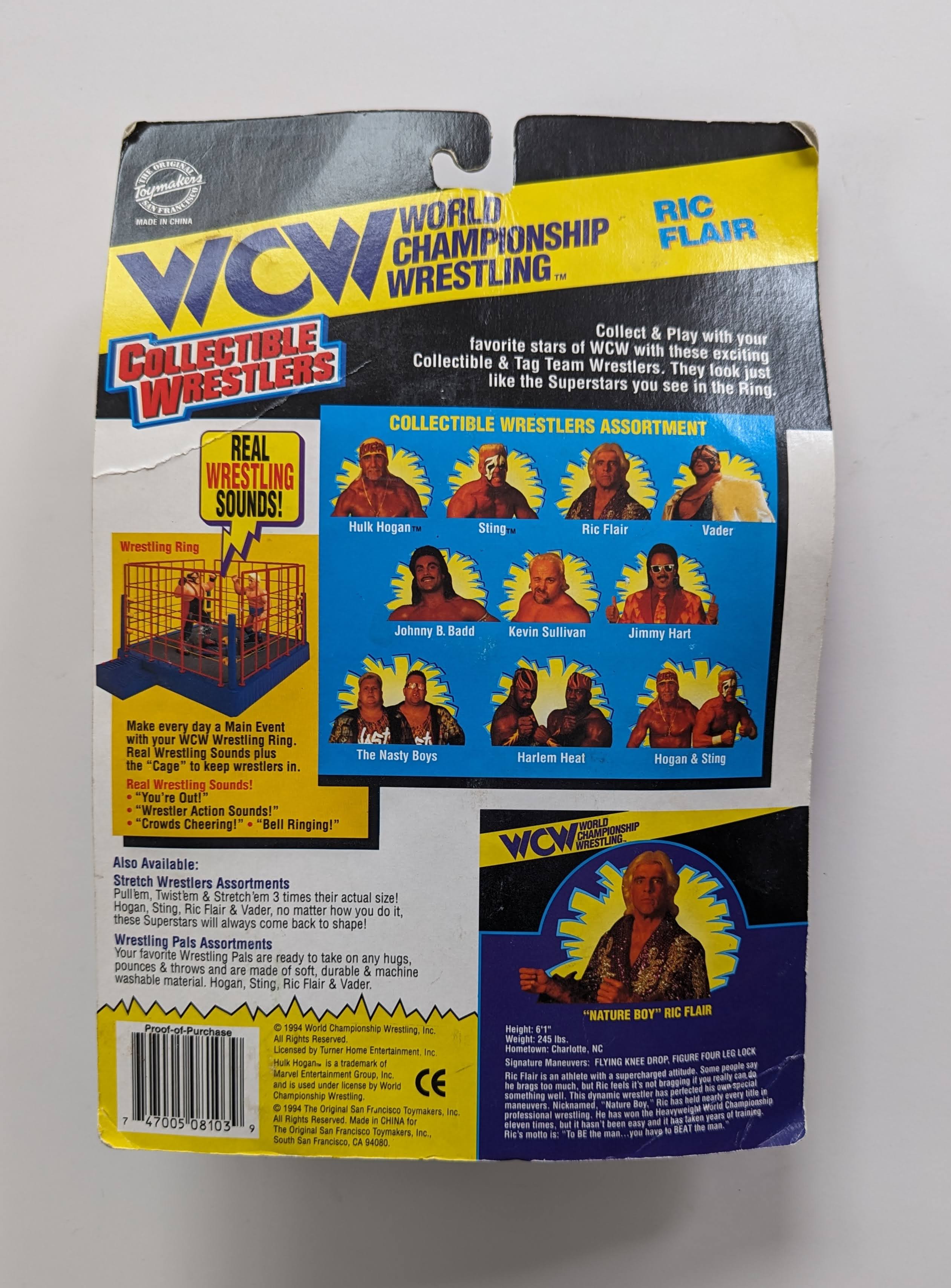 Original San Francisco Toy Makers WCW Wrestling Action Figures ...