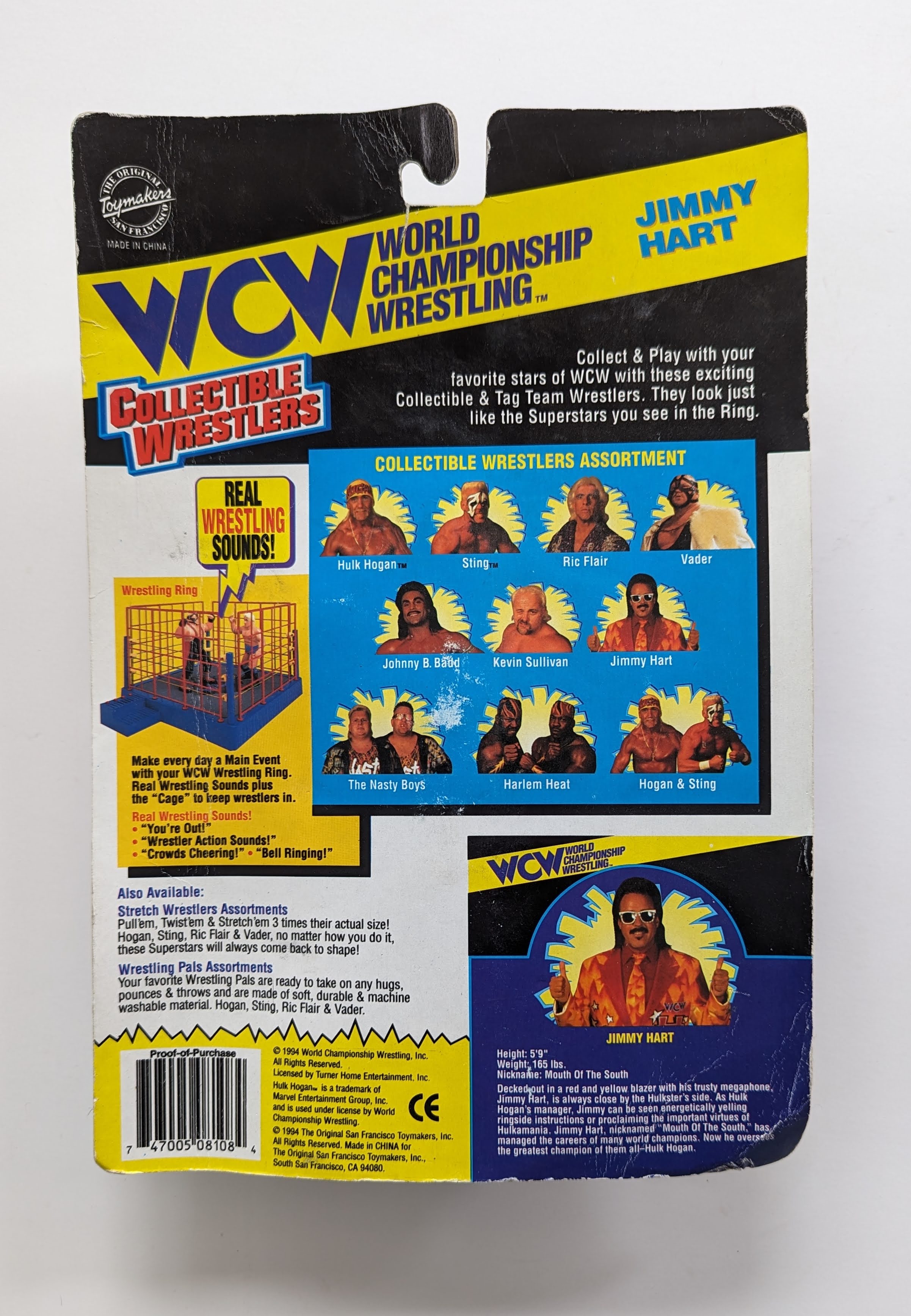 Original San Francisco Toy Makers WCW Wrestling Action Figures ...